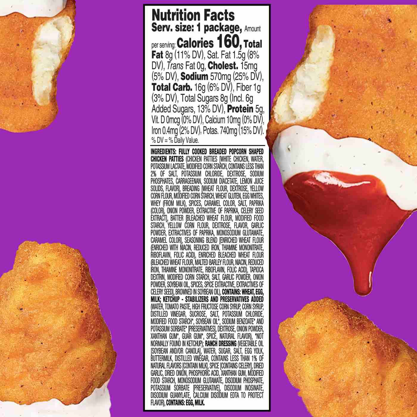 Lunchables Dunkables Snack Kit Tray - Chicken Poppers with Ranch ...