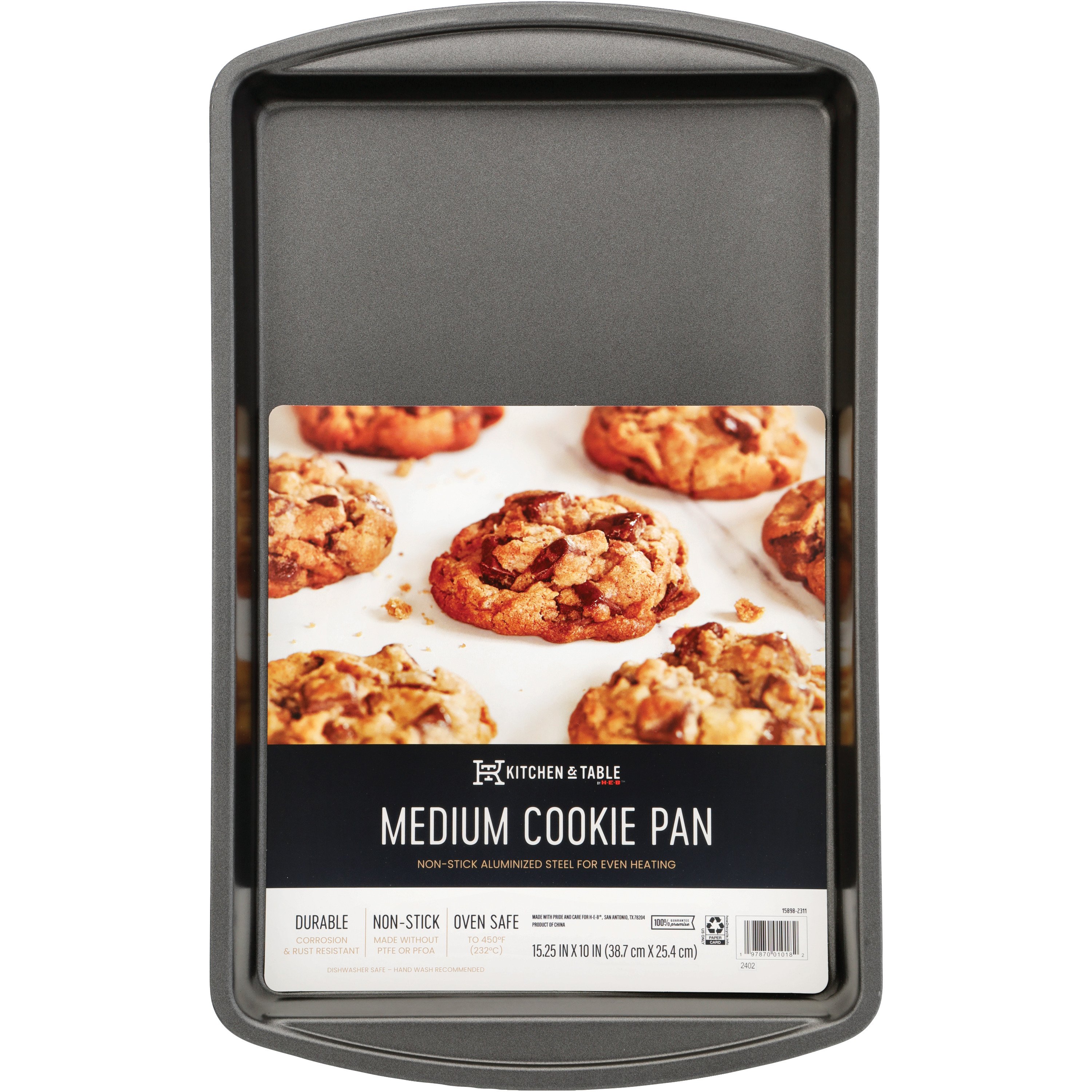 Kitchen & Table by H-E-B Medium Cookie Pan - Gun Metal - Shop Pans ...