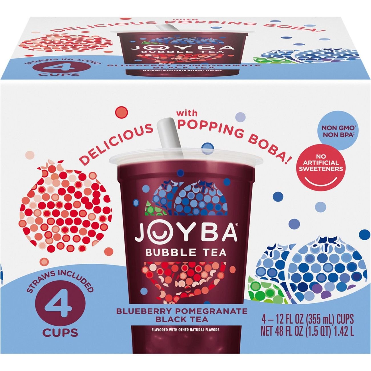 Joyba Blueberry Pomegranate Black Tea 4 pk Cups - Shop Tea at H-E-B