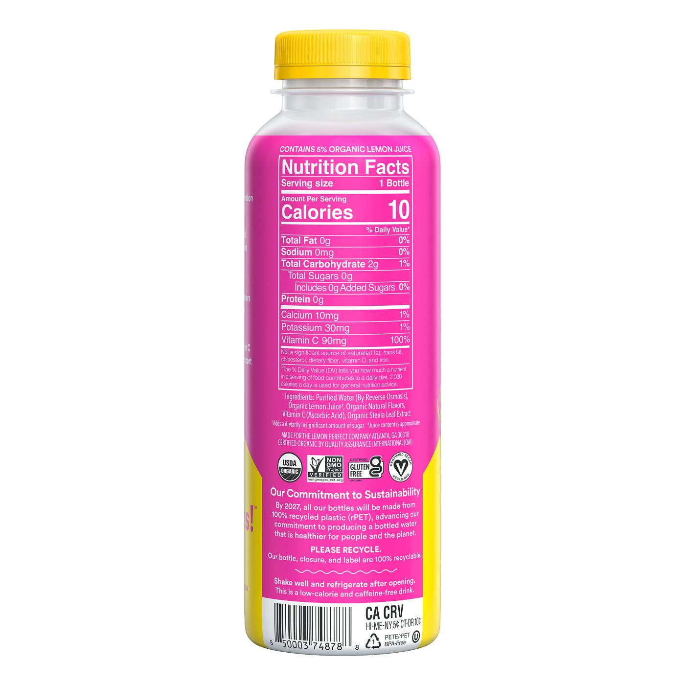 Lemon Perfect Organic Zero Sugar Lemon Water - Dragon Fruit Mango ...
