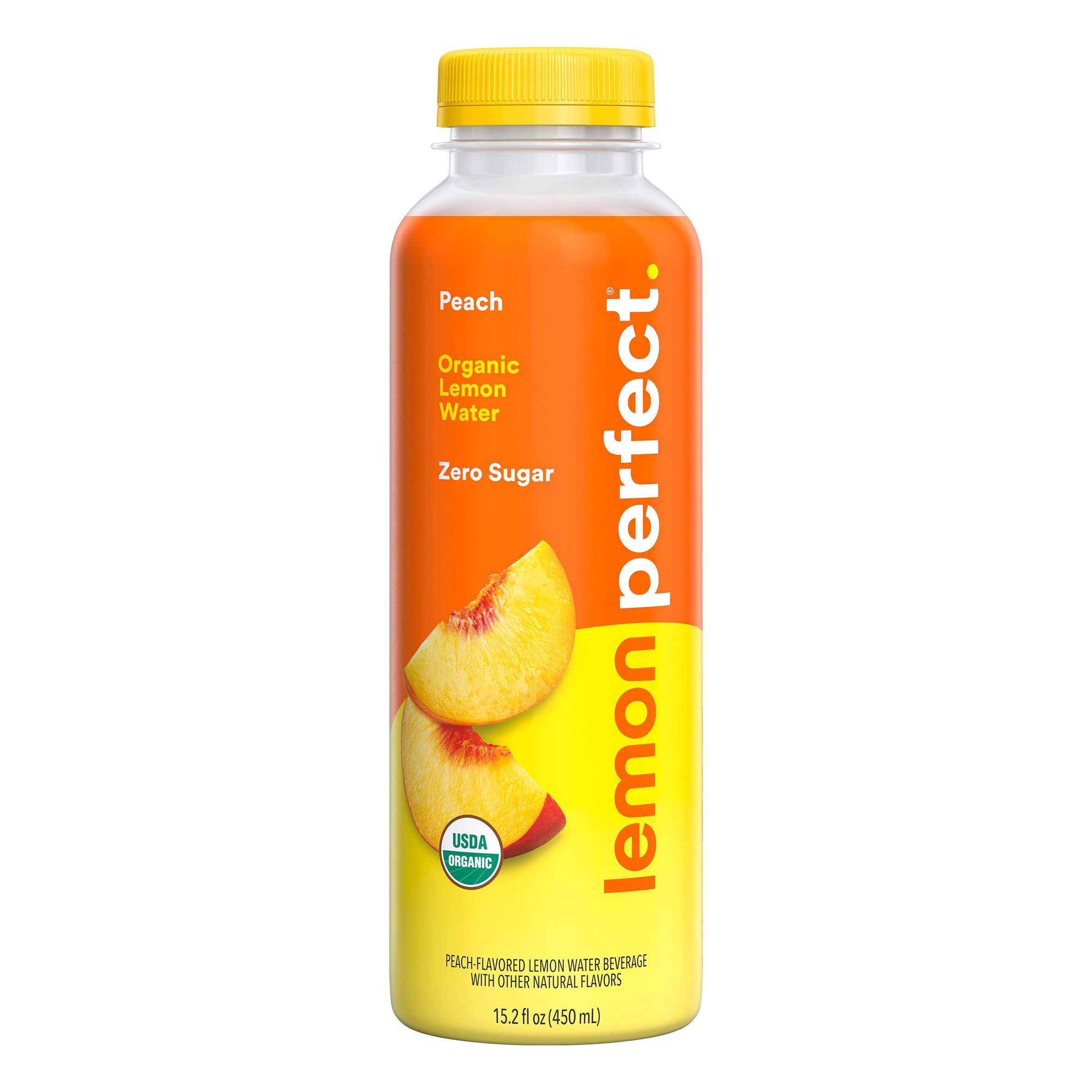 Lemon Perfect Organic Zero Sugar Lemon Water - Peach - Shop Water at H-E-B