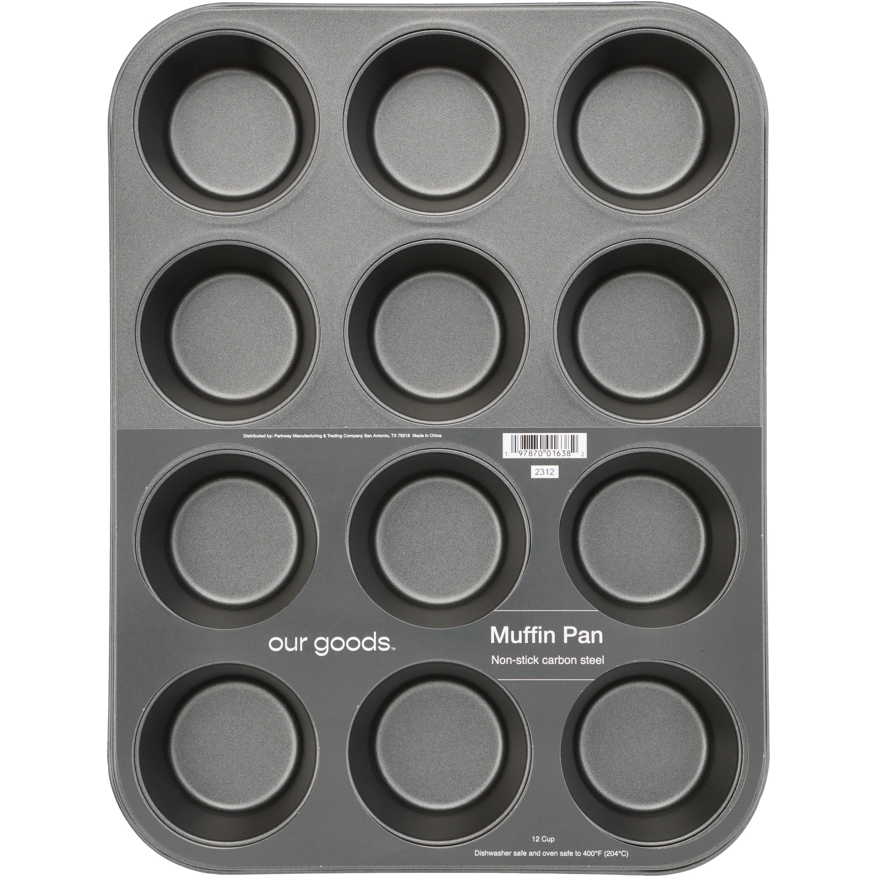 our goods 12 Cup Muffin Pan - Shop Pans & dishes at H-E-B