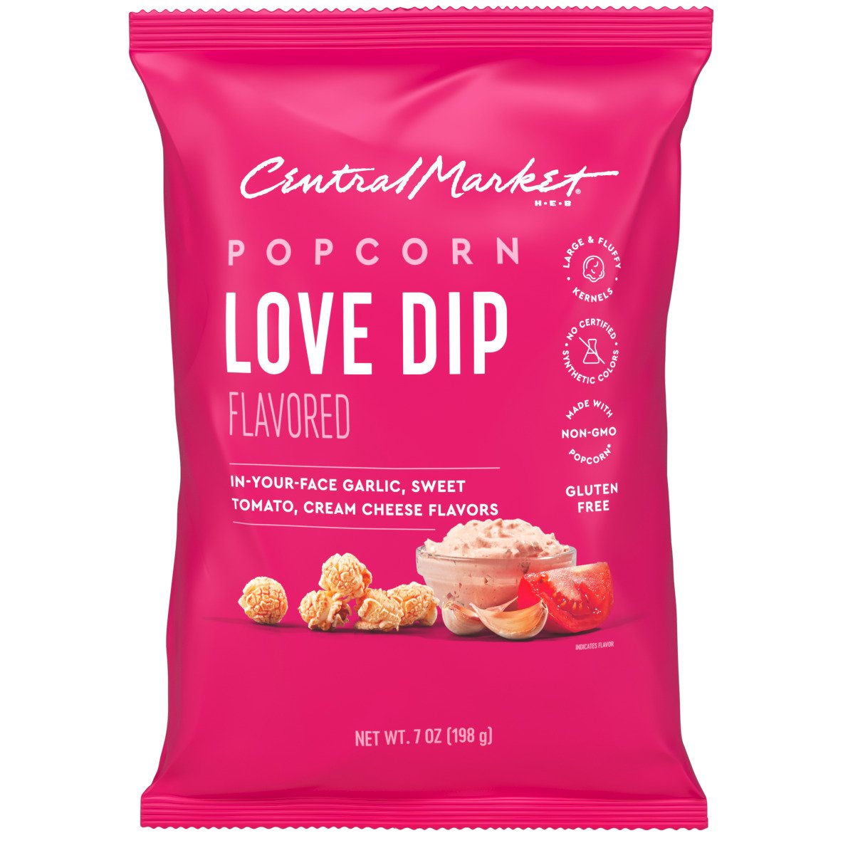 Central Market Love Dip Popped Popcorn - Shop Popcorn at H-E-B