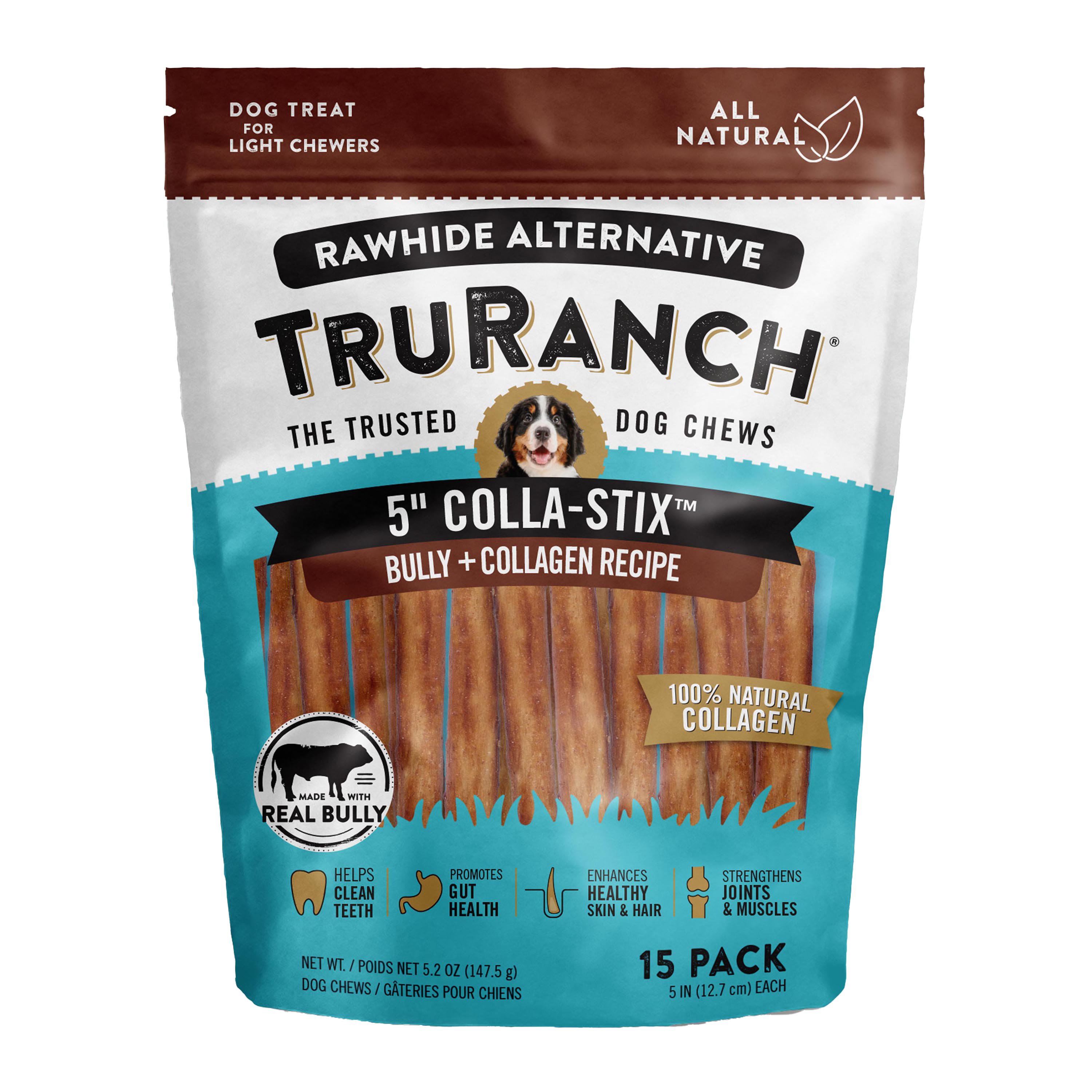 TruRanch 5 Inch Colla-stix Dog Chews - Shop Bones & rawhides at H-E-B