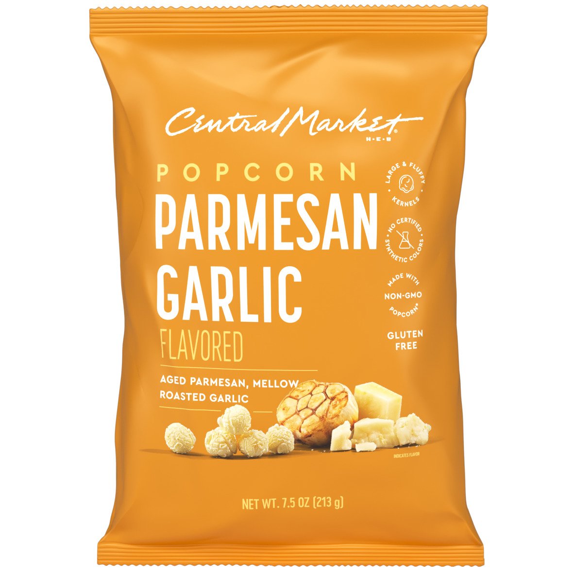 Central Market Parmesan Garlic Popcorn - Shop Popcorn at H-E-B