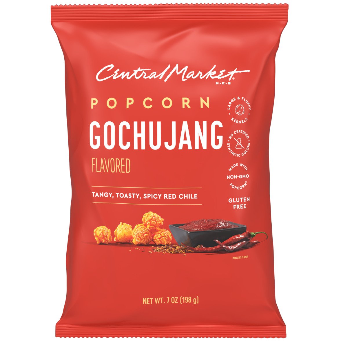 Central Market Gochujang Popped Popcorn - Shop Popcorn at H-E-B