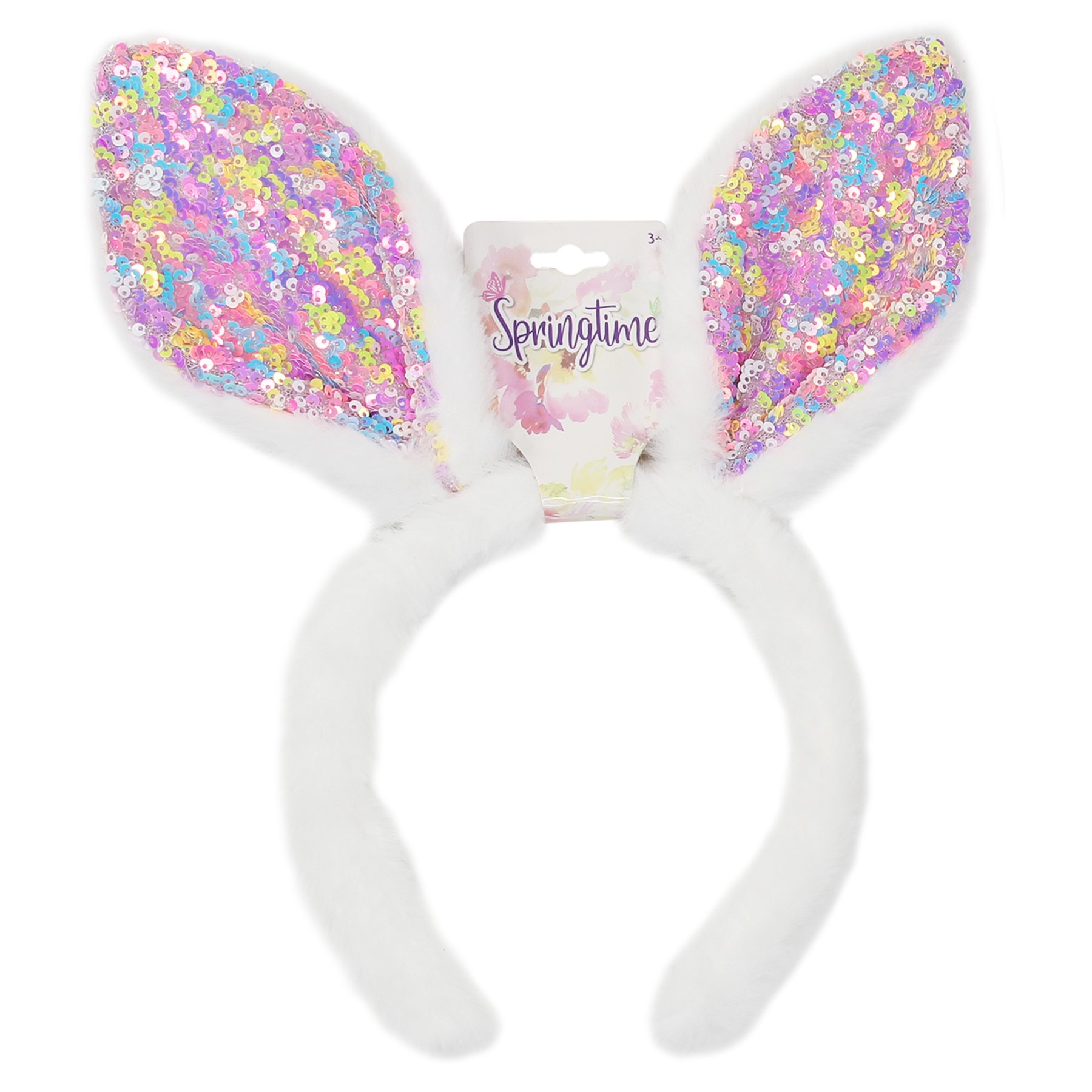Springtime Sequin Easter Bunny Ear Headband - Shop Hair Accessories at ...