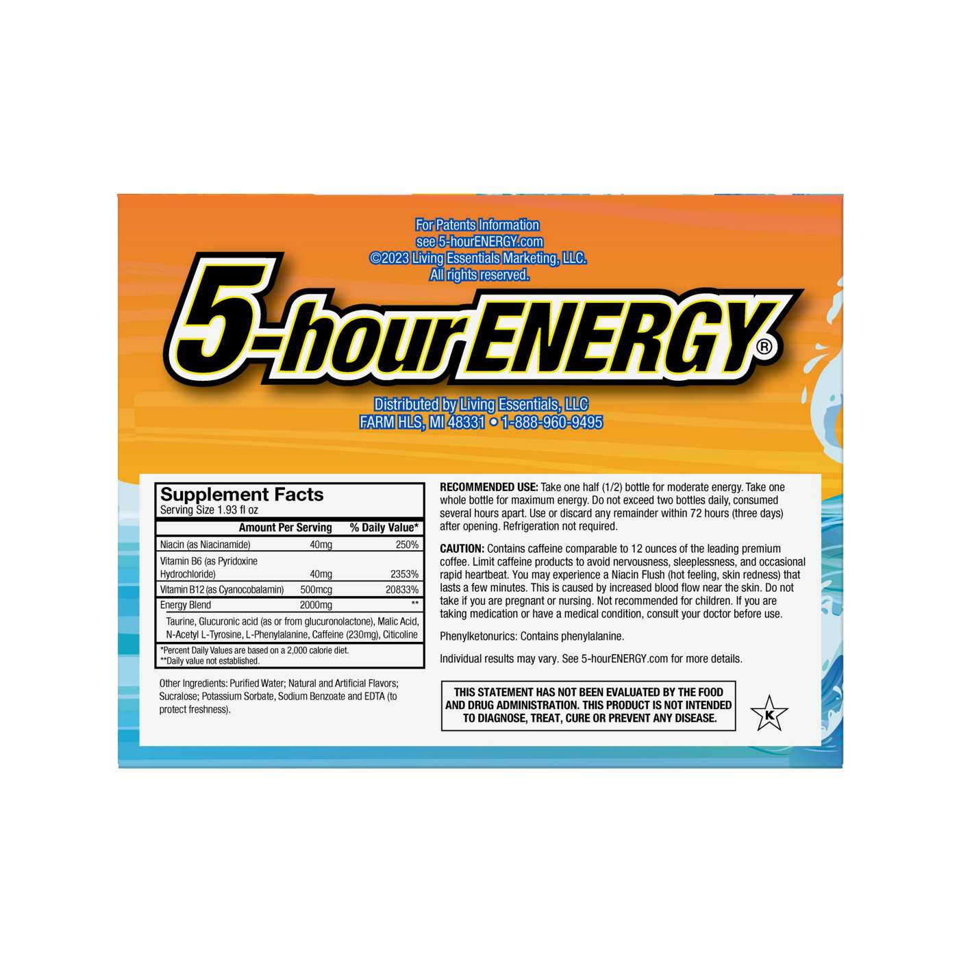 5-hour ENERGY Extra Strength Energy Shots - Tidal Twist - Shop Sports ...