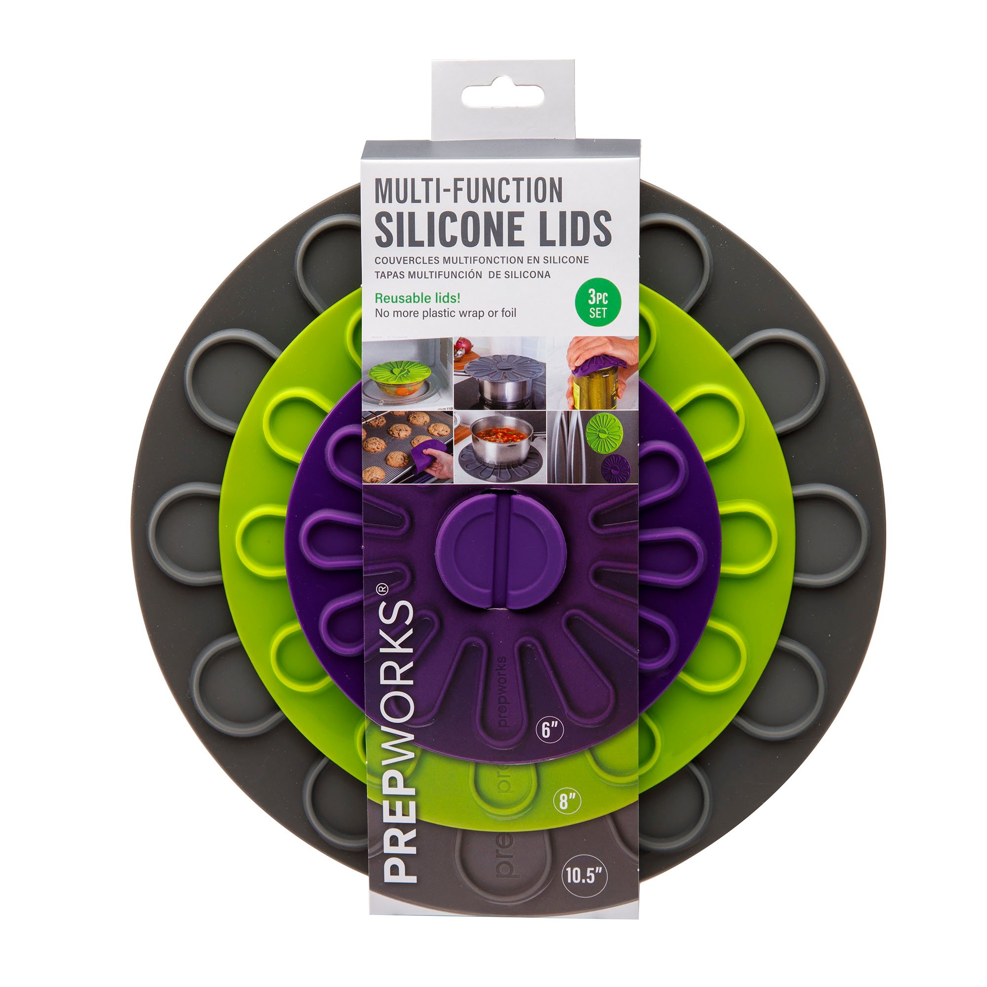 PrepWorks Multi-Function Silicone Lids - Shop Utensils & gadgets at H-E-B