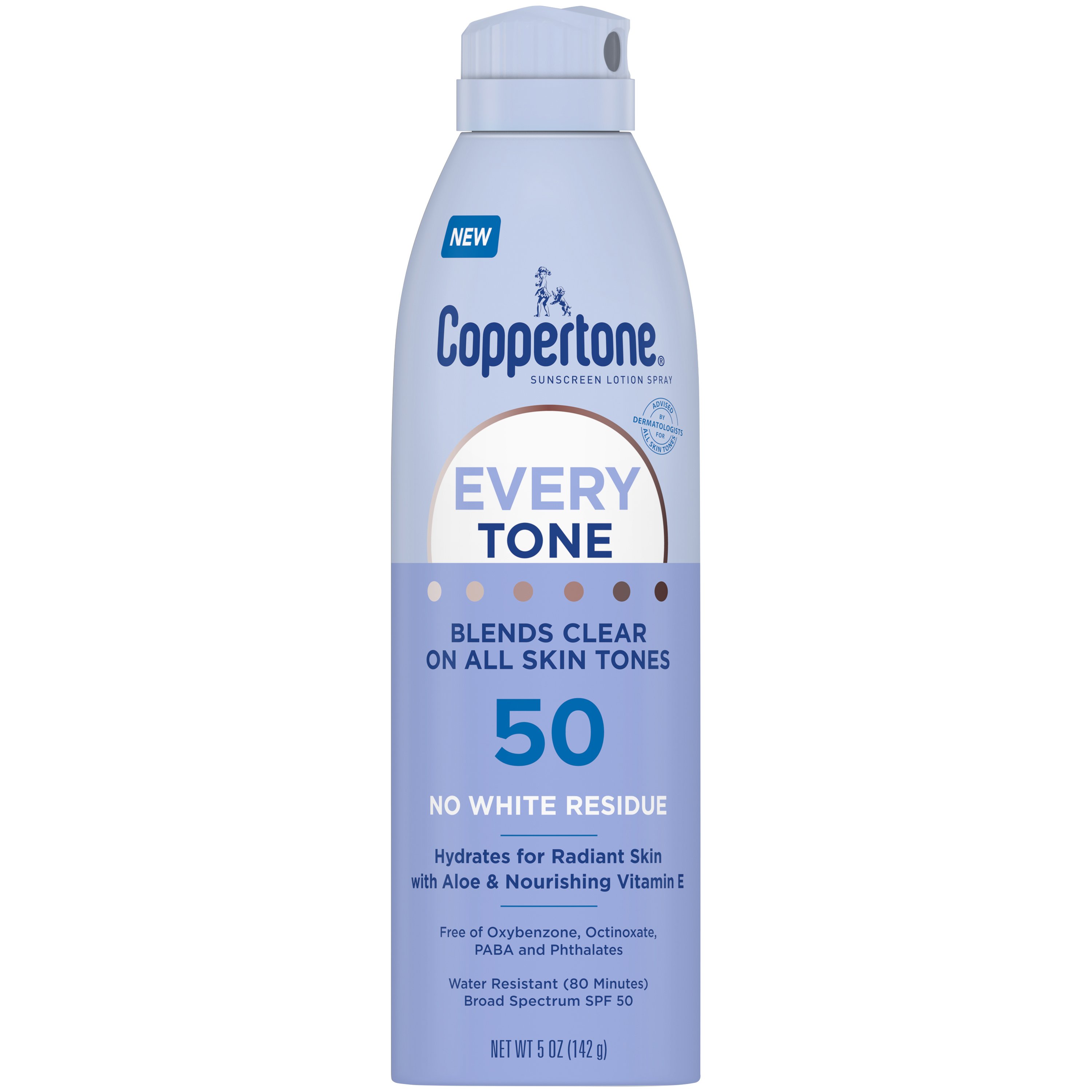 Coppertone Every Tone Sunscreen Spray SP 50 - Shop Sunscreen & self ...
