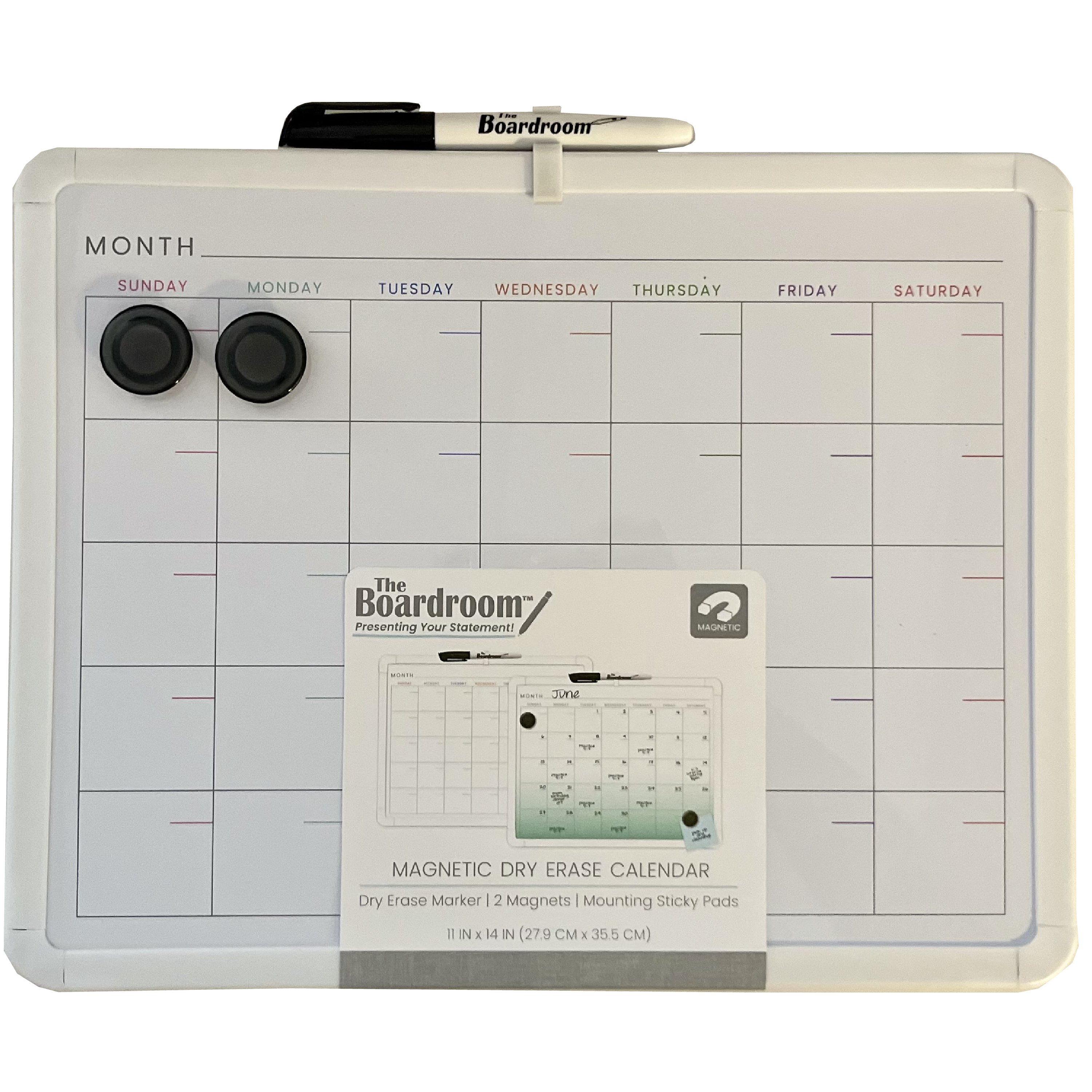 The Boardroom Magnetic Dry Erase Calendar - Shop Bulletin & dry-erase ...