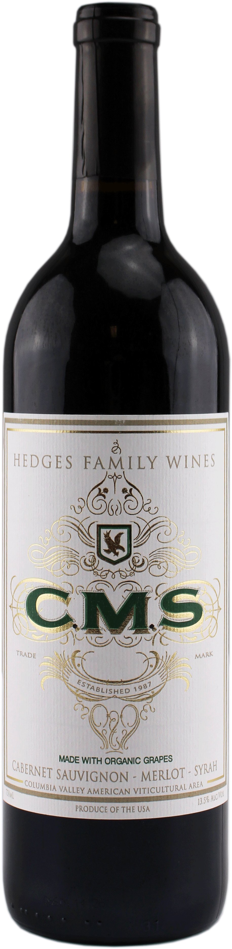 Hedges CMS Organic Red Wine, 750 mL | Central Market - Really Into Food