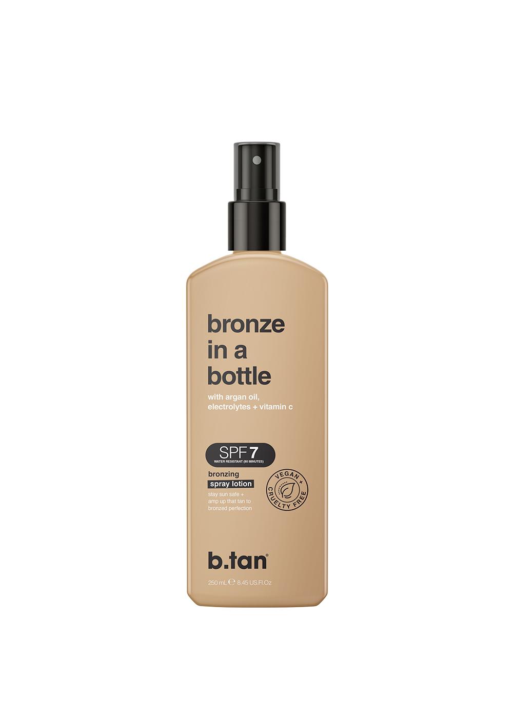b.tan Bronze In A Bottle SPF 7 Bronzing Spray Lotion - Shop Sunscreen ...