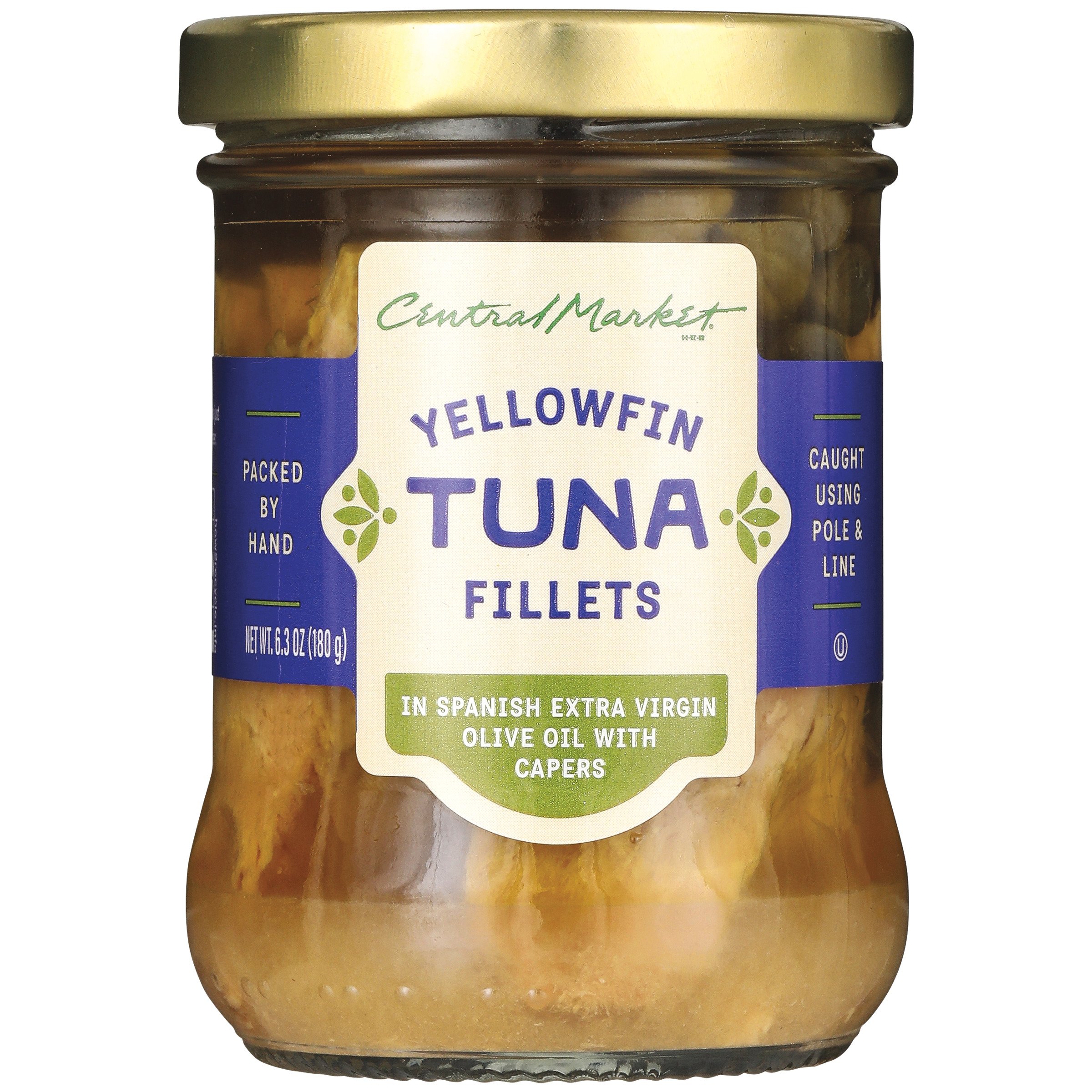 Central Market Yellowfin Tuna Fillets - Spanish Extra Virgin Olive Oil ...