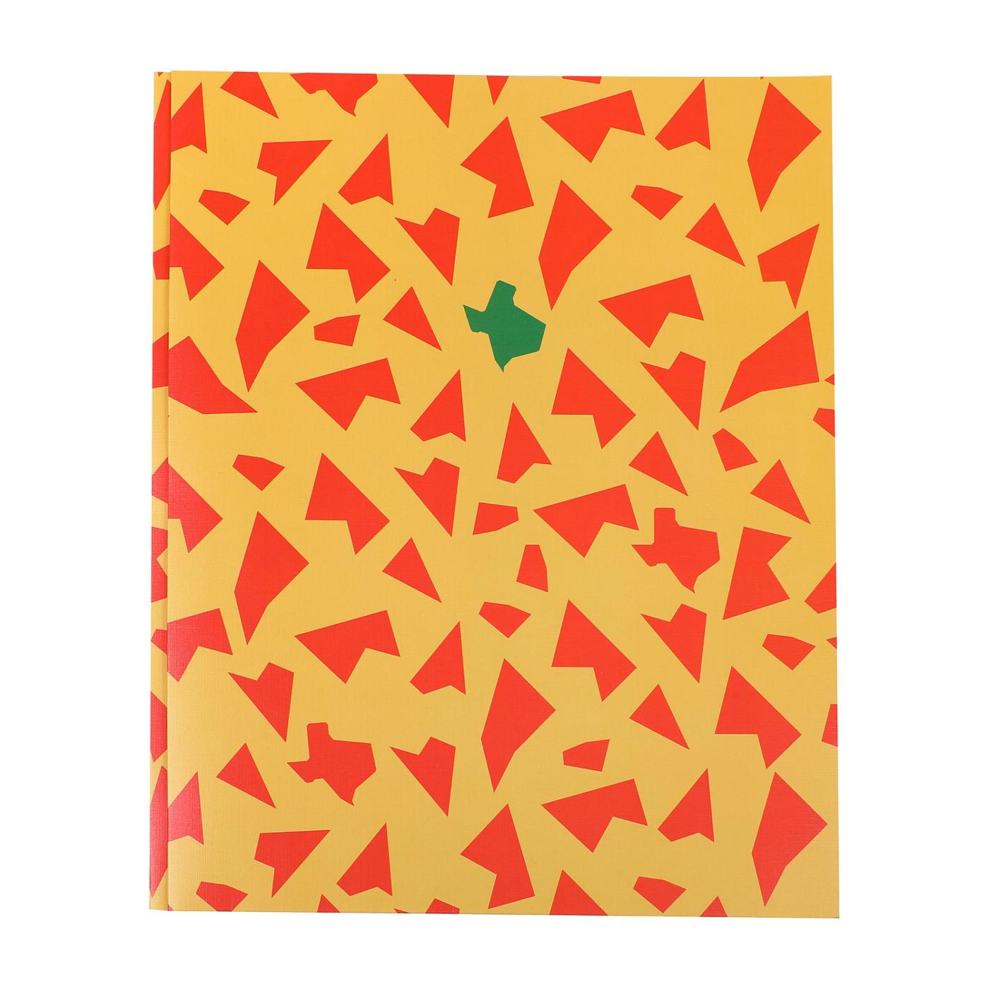 Destination Holiday Texas Pocket Paper Folder with Prongs - Orange ...