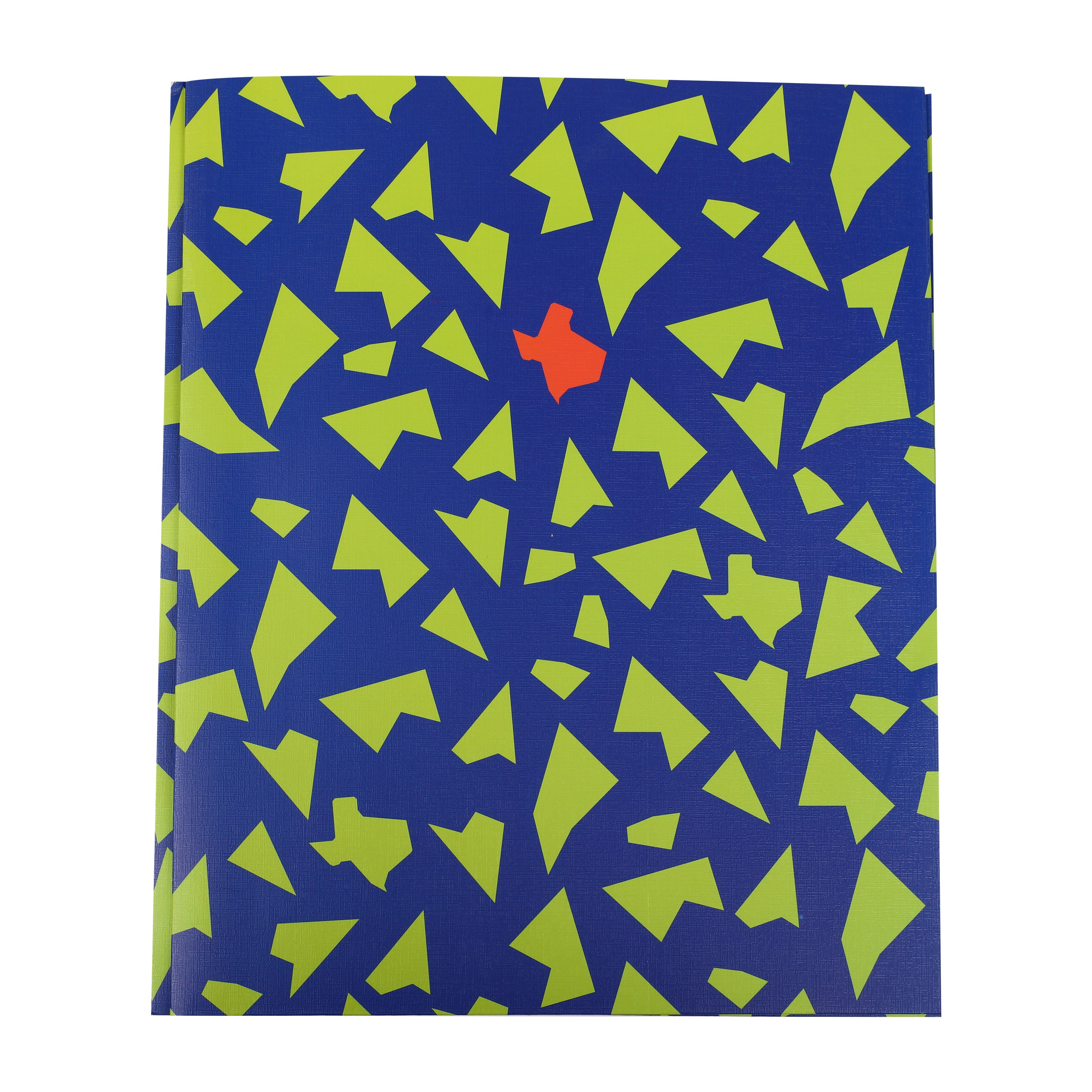 Destination Holiday Texas Pocket Paper Folder with Prongs - Blue - Shop ...