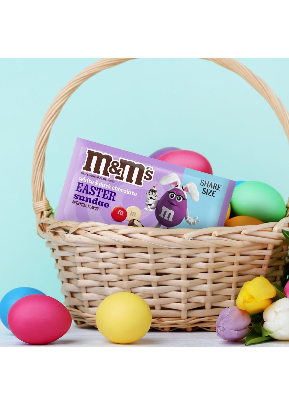 M&M'S Easter Sundae White & Dark Chocolate Candy - Share Size - Shop ...