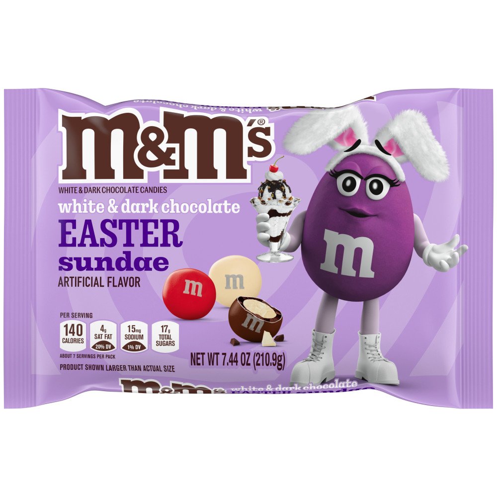 M&M'S White & Dark Chocolate Easter Sundae Candy - Shop Candy at H-E-B
