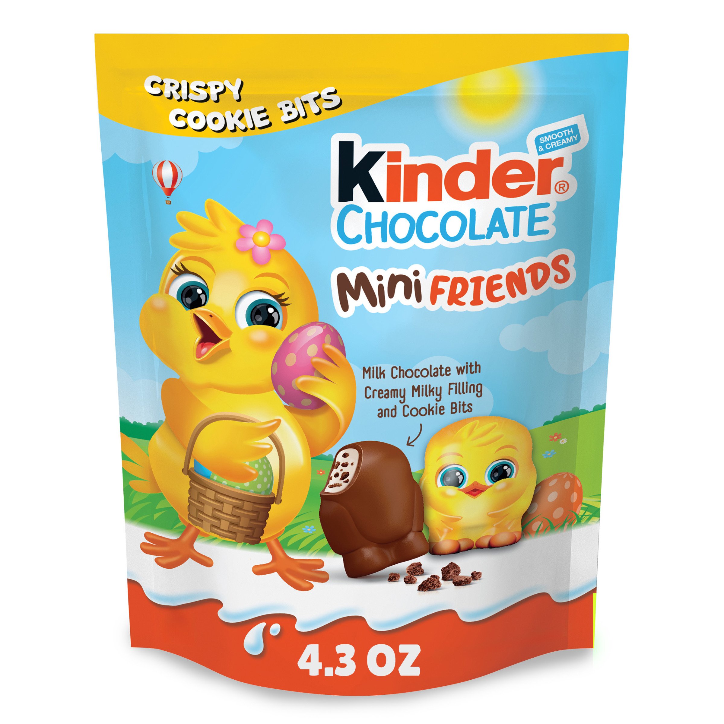 Kinder Chocolate Mini Friends Crispy Cookie Bits Easter Candy - Shop ...