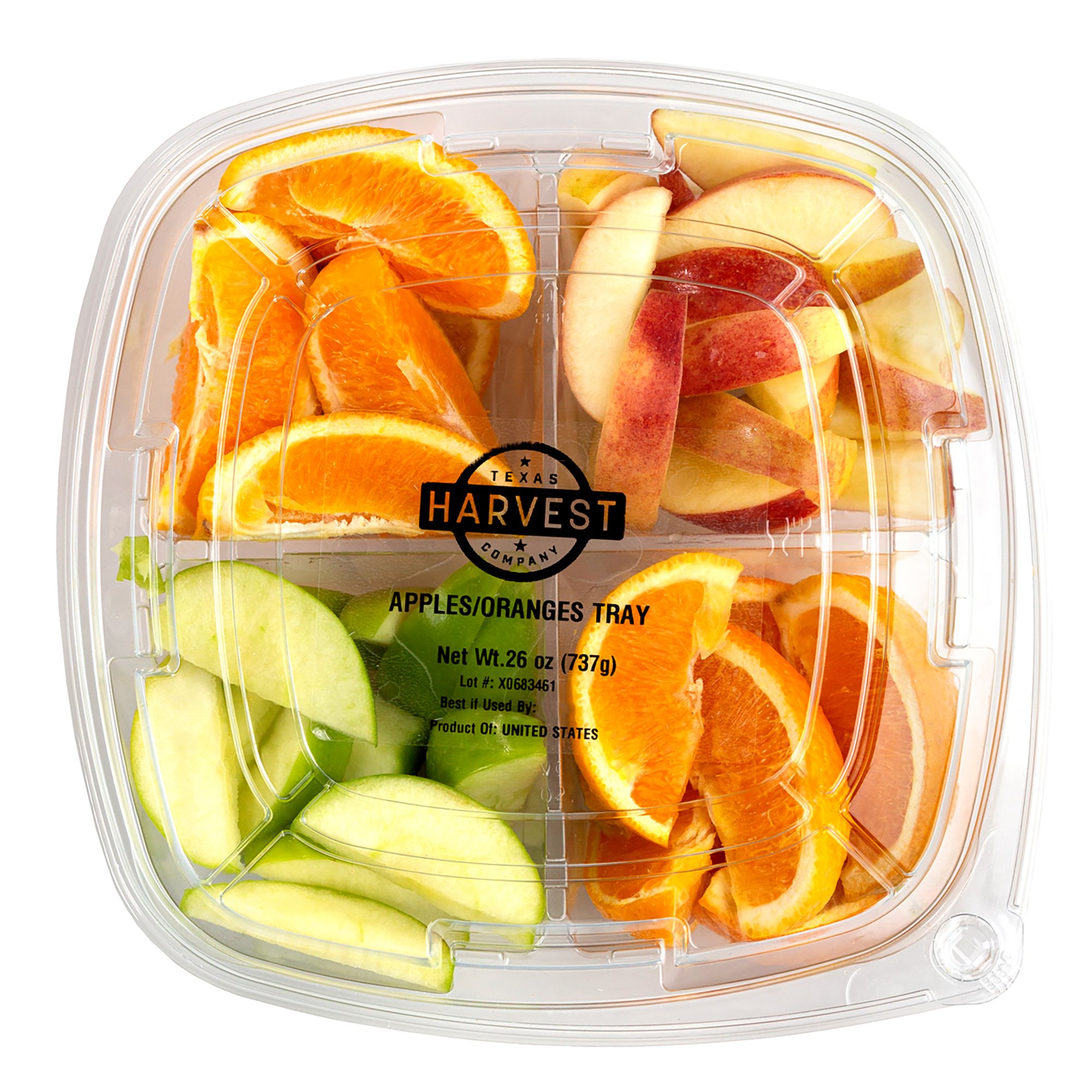 Texas Harvest Fresh Apples & Oranges Fruit Tray - Shop Snack trays at H-E-B