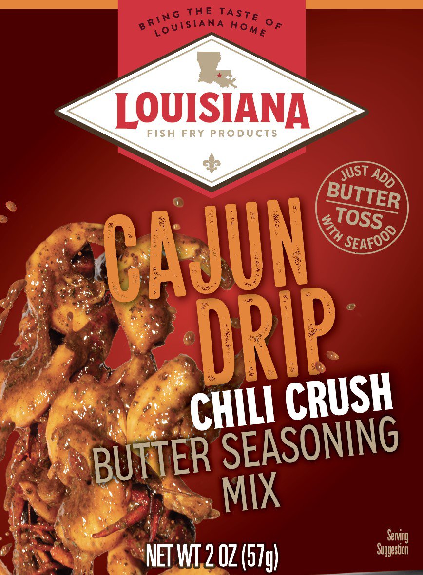 Louisiana Fish Fry Products Cajun Drip Chili Crush Butter Seasoning ...