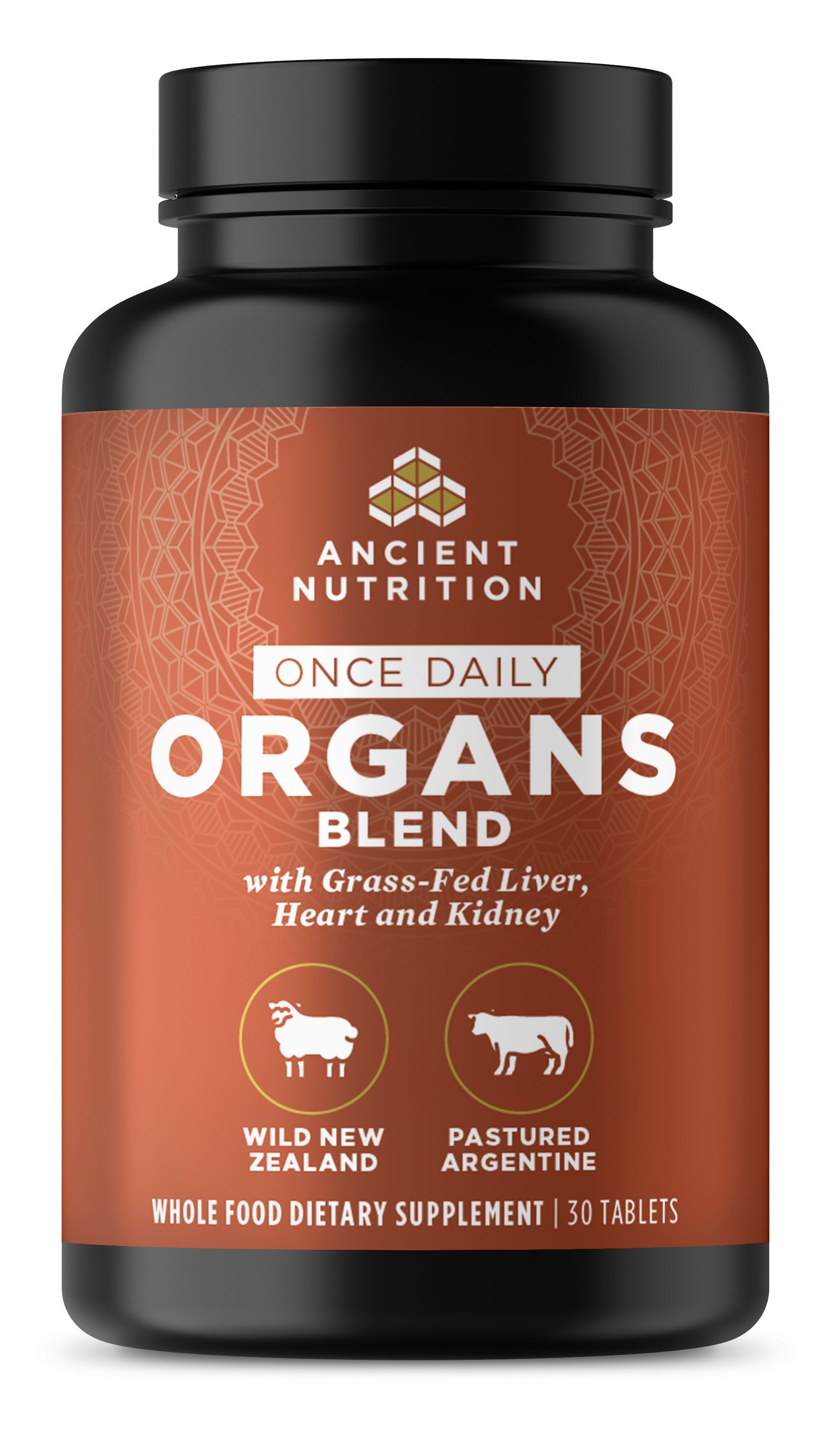 Ancient Nutrition Once Daily Glandular Organs Blend Tablets, 30 ct ...