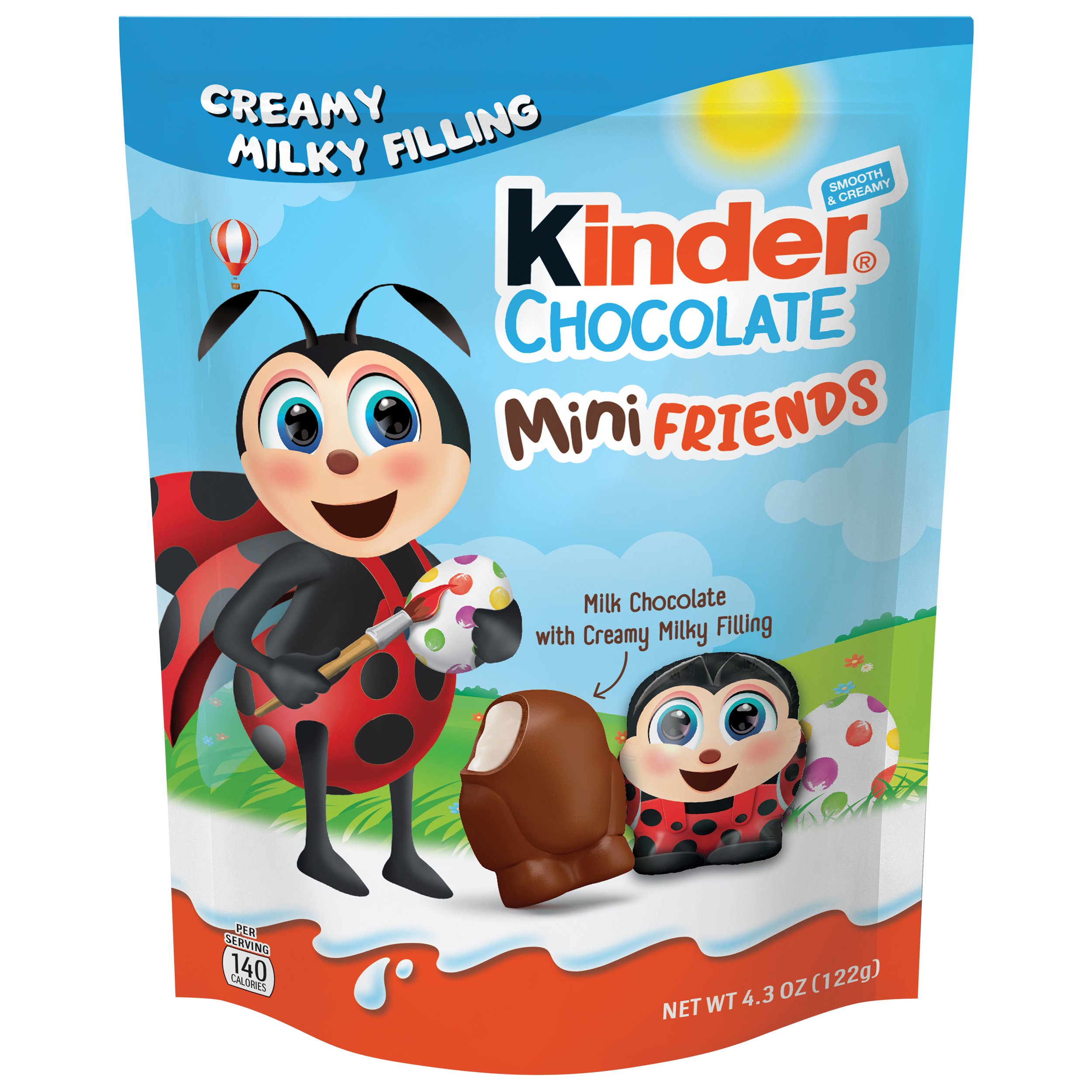 Kinder Chocolate Mini Friends Creamy Milky Filling Easter Candy - Shop ...