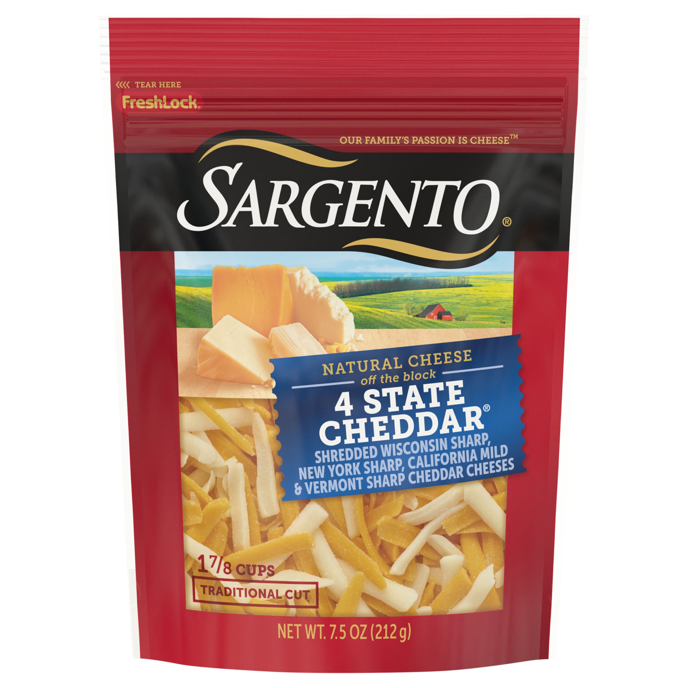 SARGENTO 4 State Cheddar Shredded Cheese Blend - Shop Cheese at H-E-B