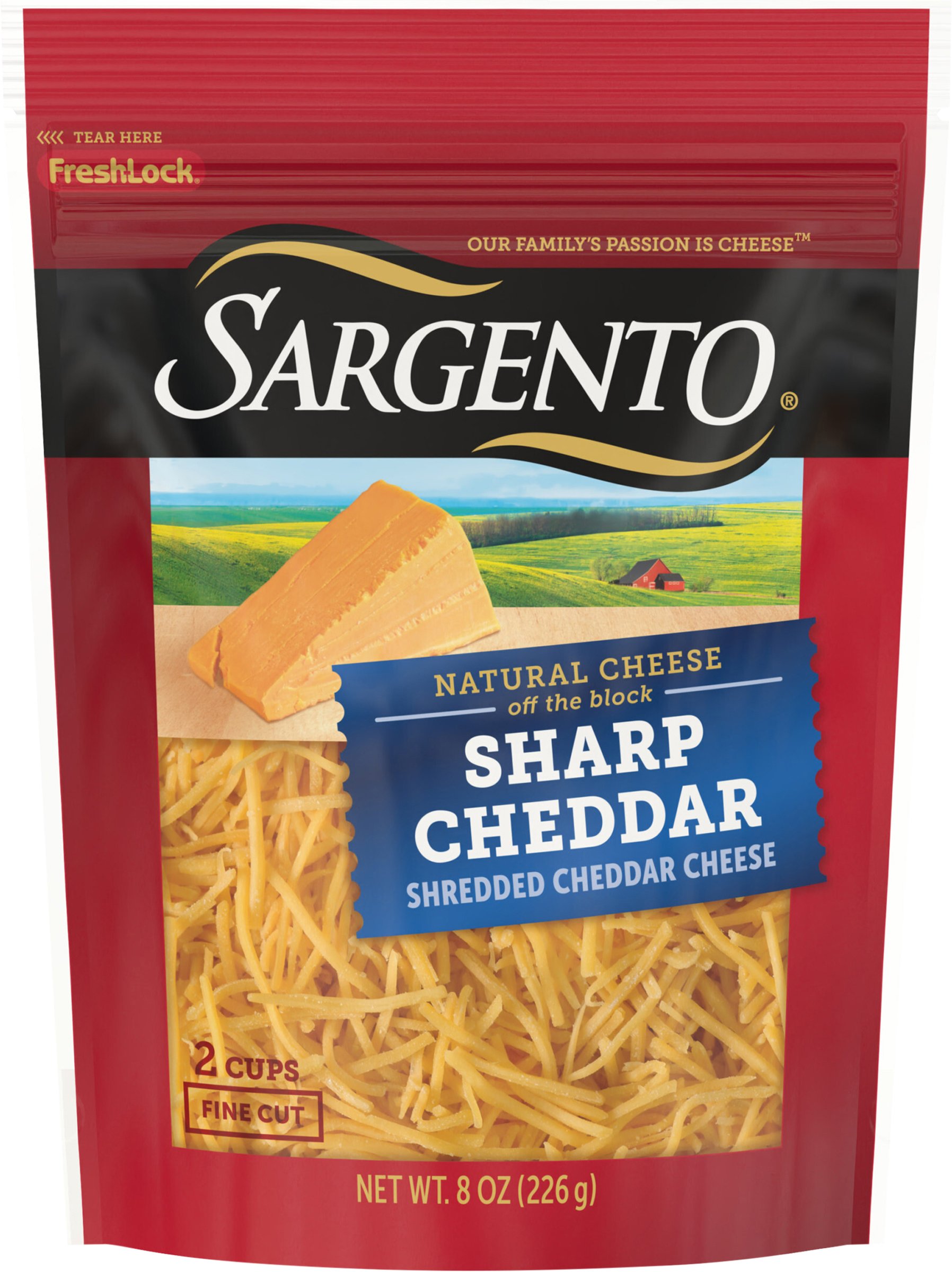 SARGENTO Sharp Cheddar Fine Cut Shredded Cheese - Shop Cheese at H-E-B