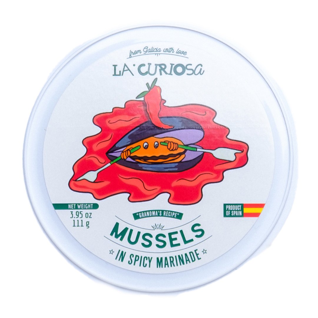 La Curiosa Mussels in Spicy Marinade, 3.95 oz | Central Market - Really ...