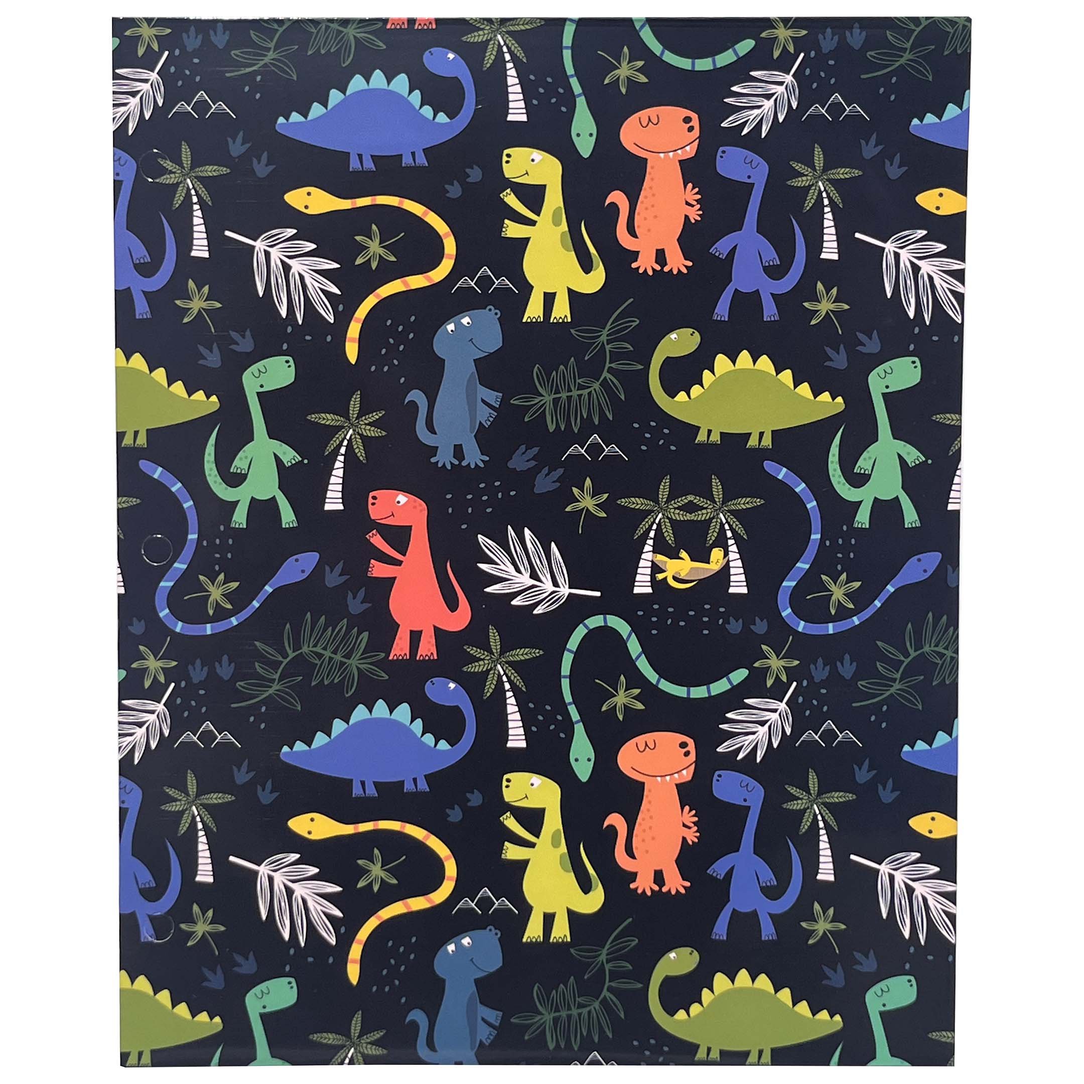 Carolina Pad Pocket Paper Folder with Prongs - Dinos - Shop Folders at ...