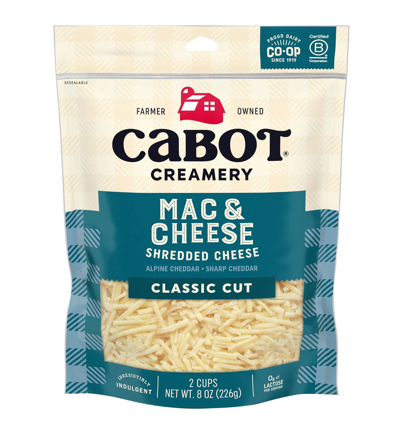 CABOT Mac & Cheese Cheddar Shredded Cheese Blend - Shop Cheese at H-E-B