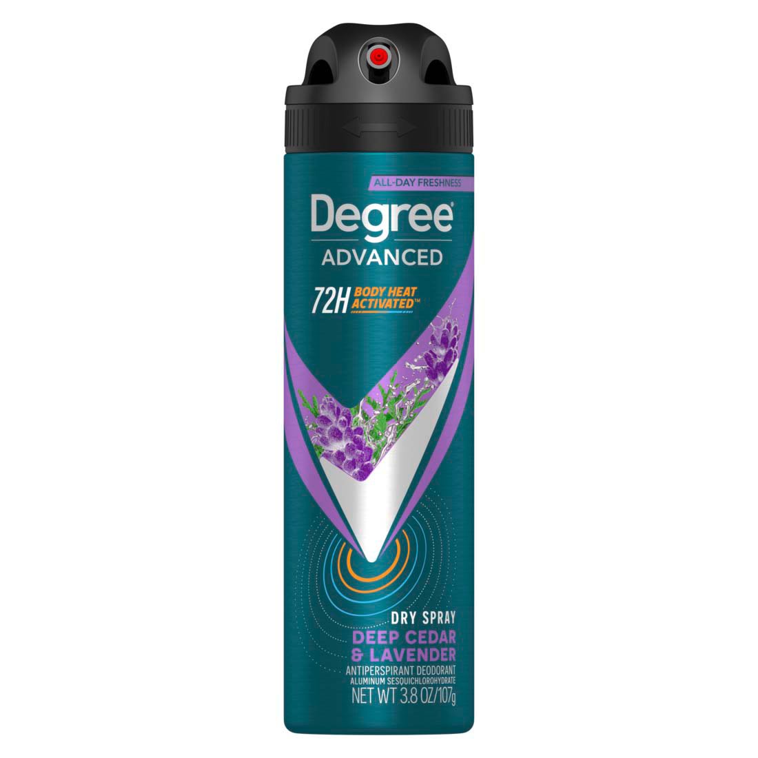 Degree Men 72 Hr Antiperspirant Deodorant Dry Spray - Deep Cedar ...