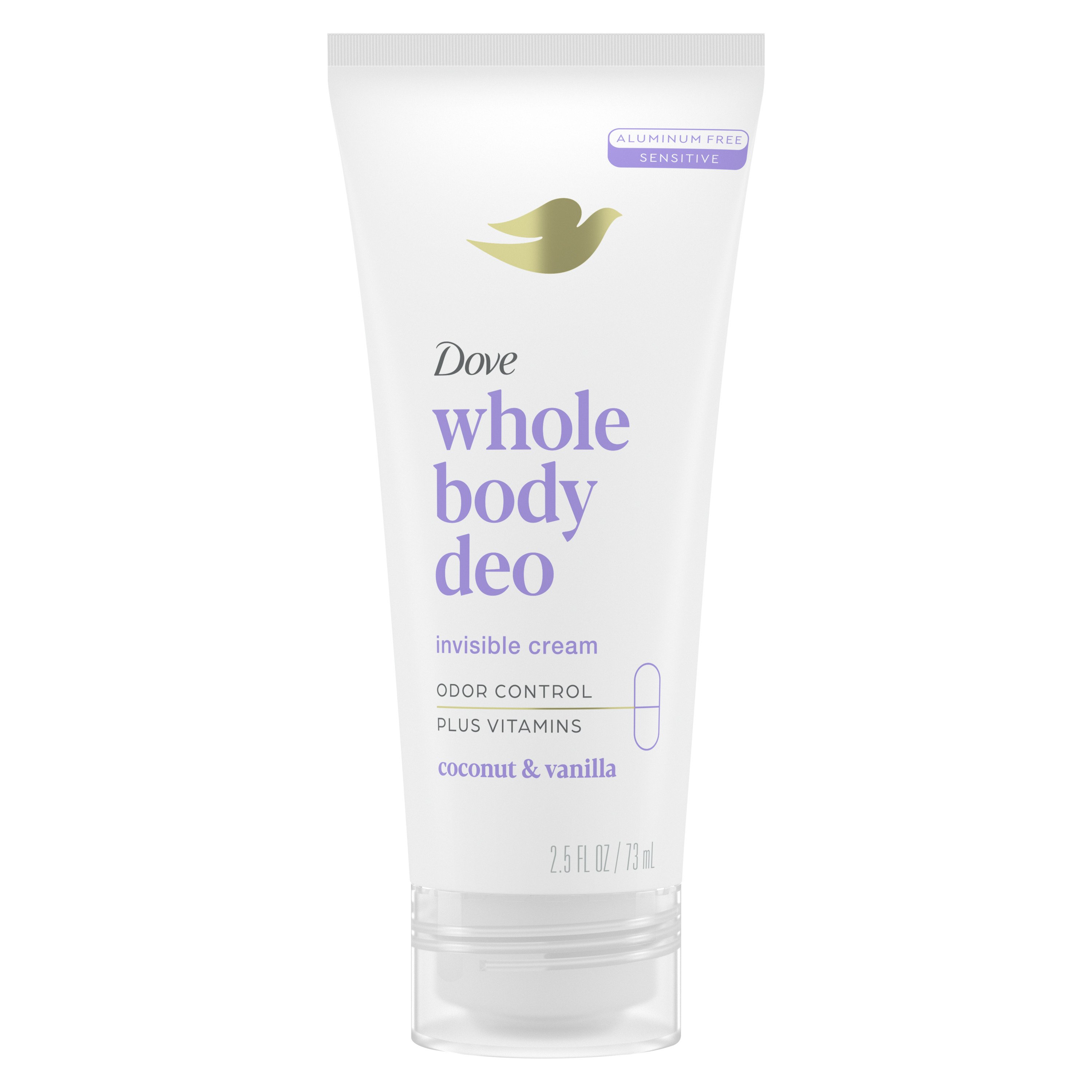 Dove Whole Body Deo - Cream - Coconut & Vanilla - Shop Deodorant ...
