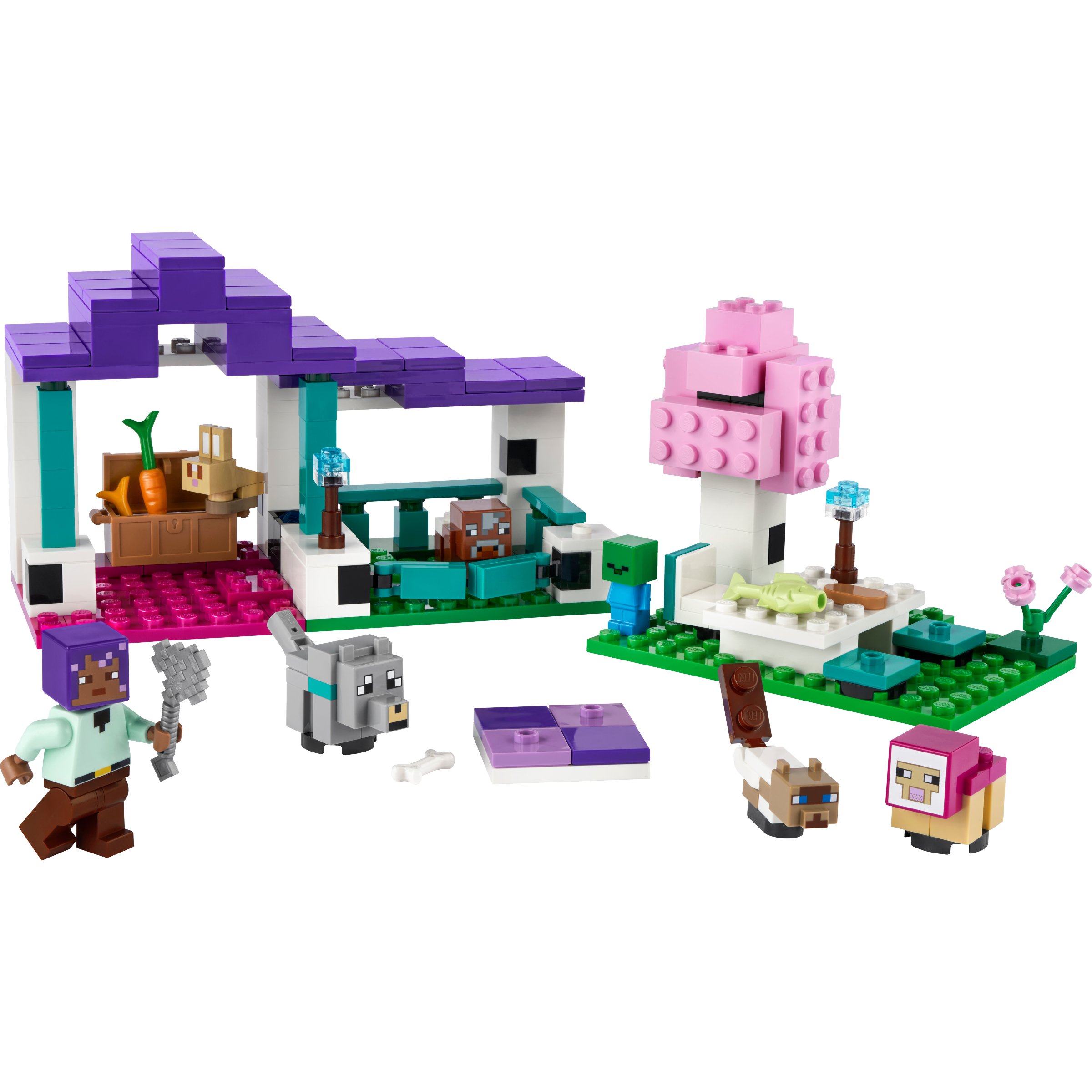 LEGO Minecraft The Animal Sanctuary Set - Shop Lego & building blocks ...