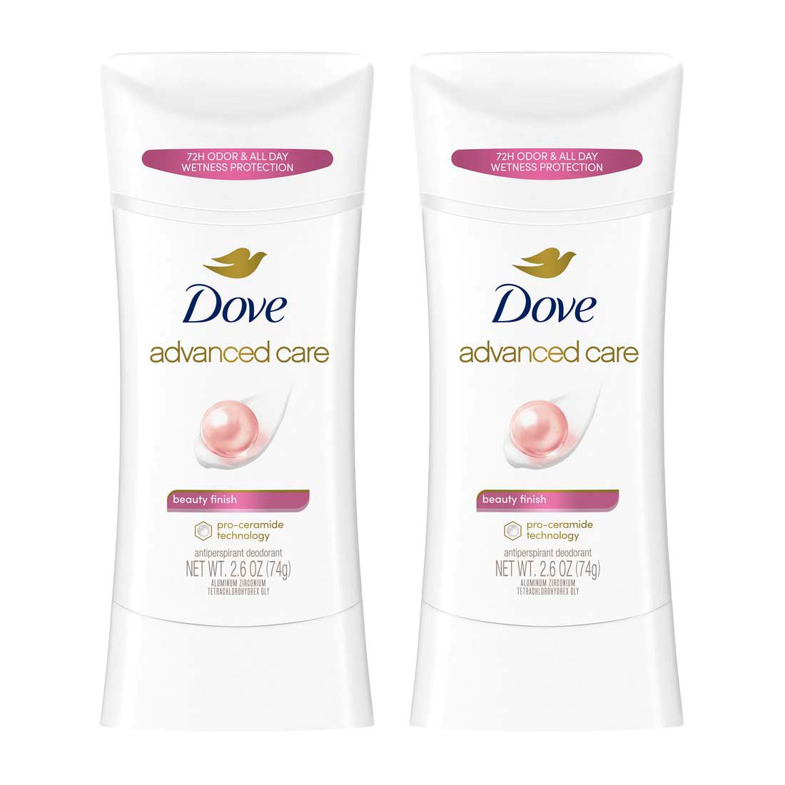 Dove Advanced Care Anti-perspirant Beauty Finish - Twin Pack - Shop ...