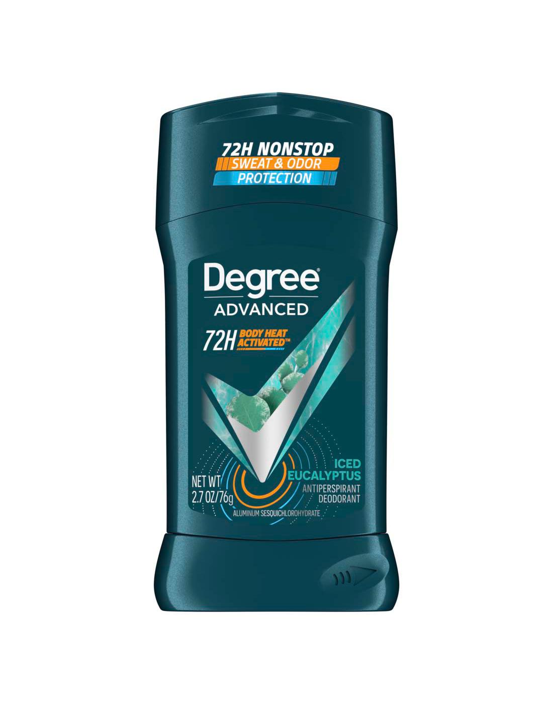Degree Men 72 Hr Advanced Antiperspirant Deodorant - Ice Eucalyptus ...