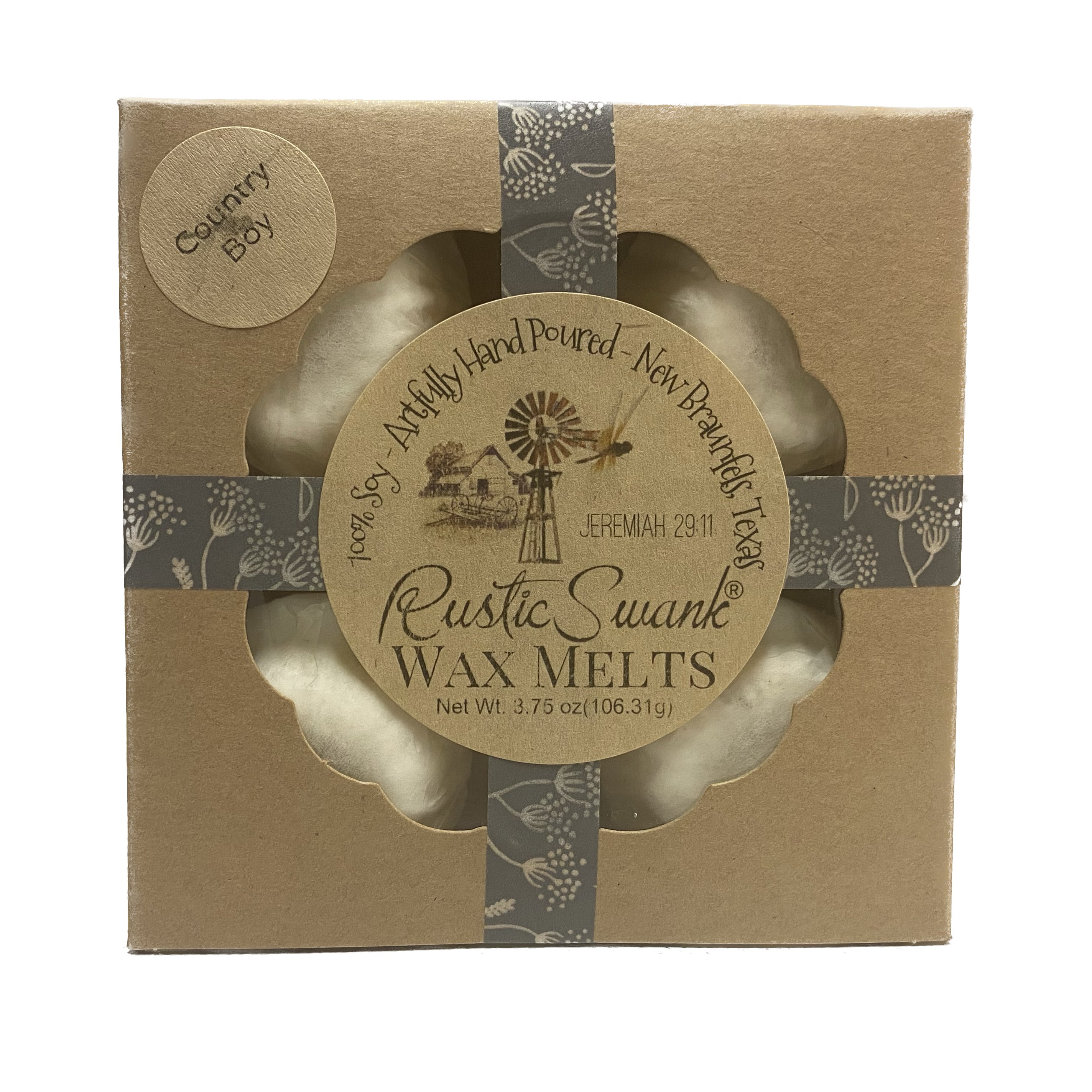 Texas Proud Rustic Swank Country Boy Wax Melts, 5 ct - Shop Scented ...