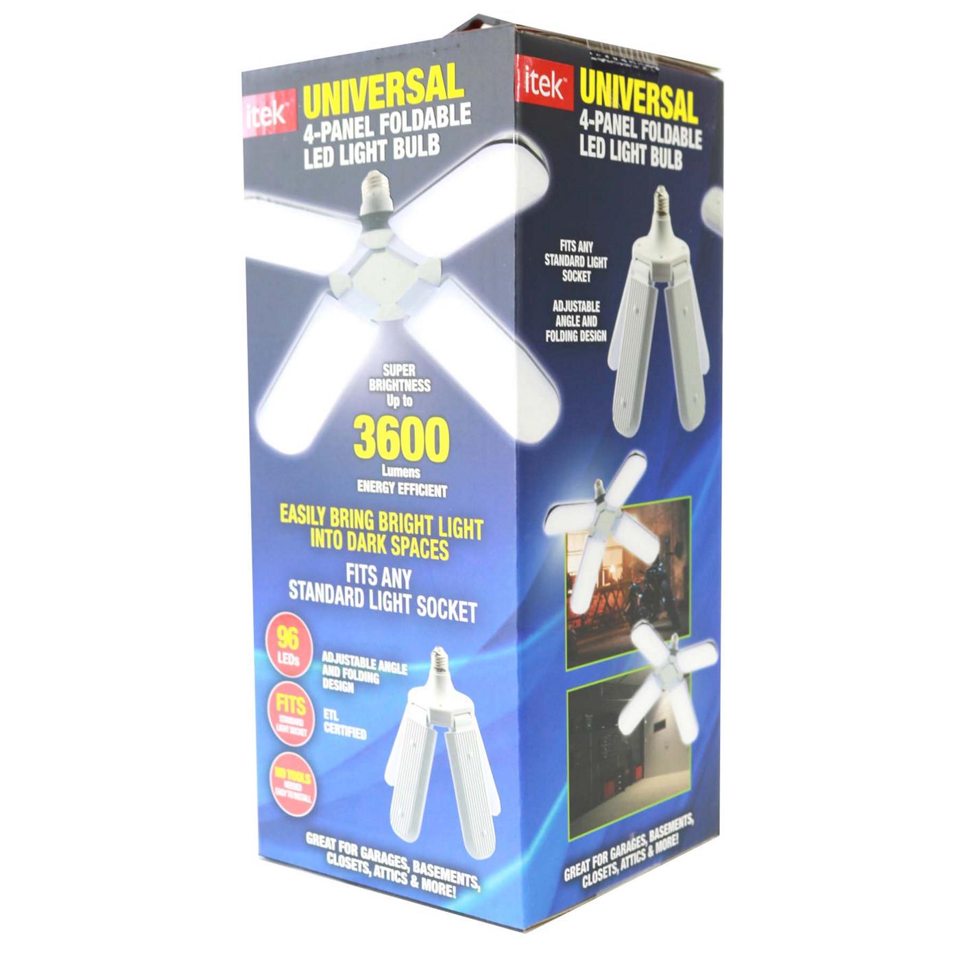 Itek Universal 4-Panel Foldable LED Light Bulb - Shop Light bulbs at H-E-B