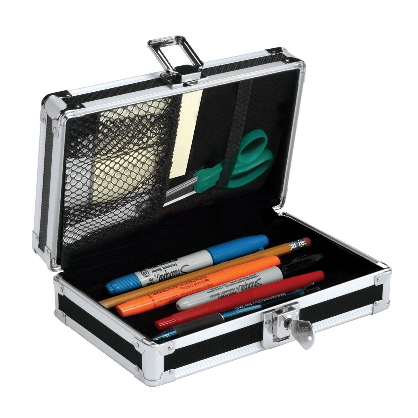 Vaultz Locking Pencil Box - Black - Shop Pencil cases at H-E-B