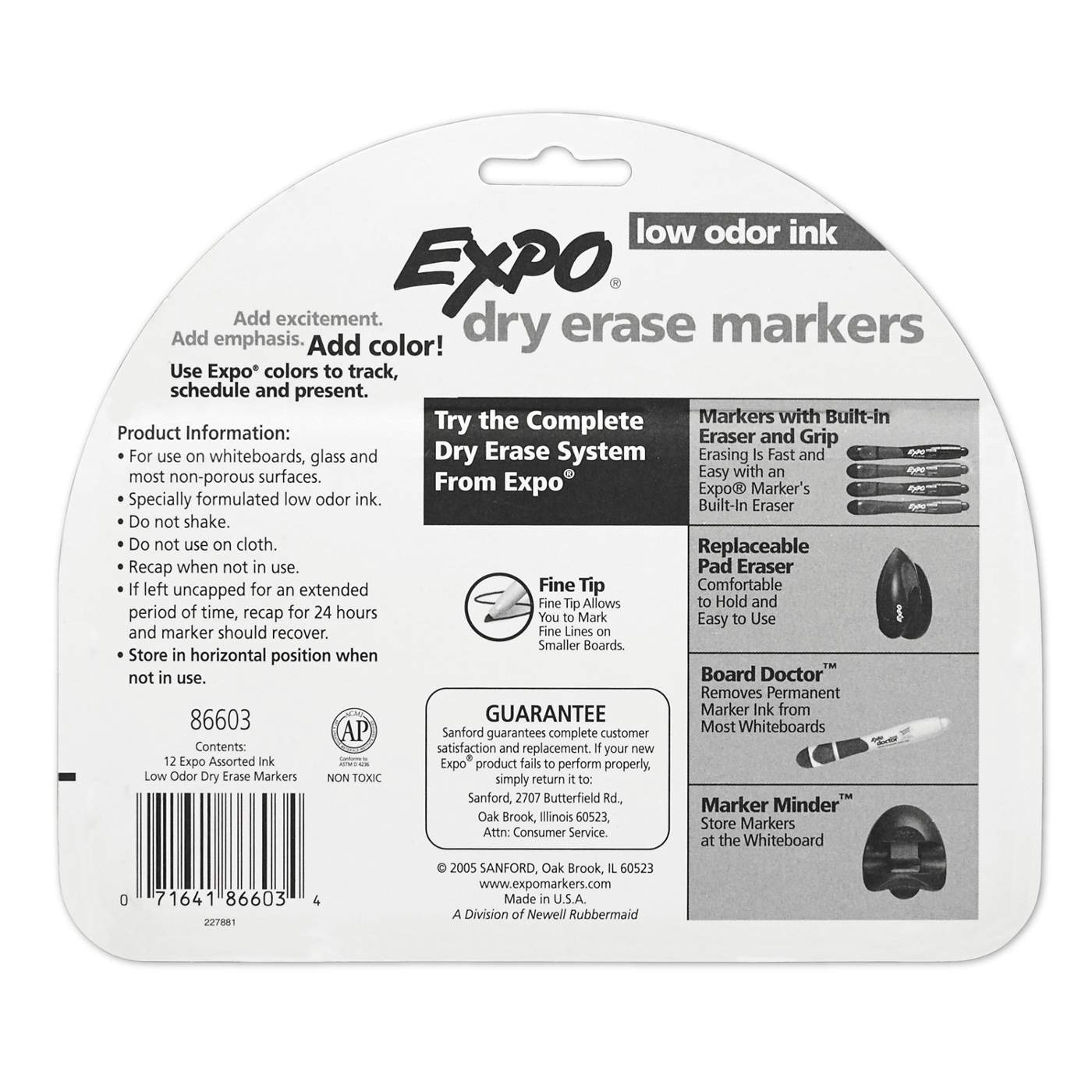 EXPO Fine Tip Dry Erase Markers - Assorted Ink - Shop Highlighters ...