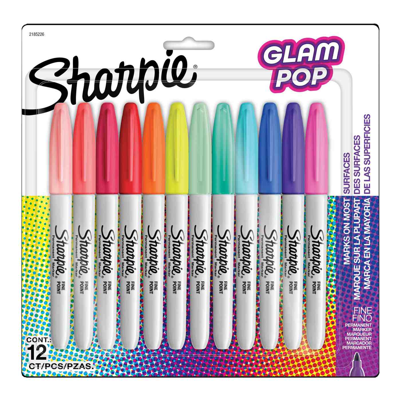 Sharpie Glam Pop Fine Point Permanent Markers - Assorted Ink - Shop ...