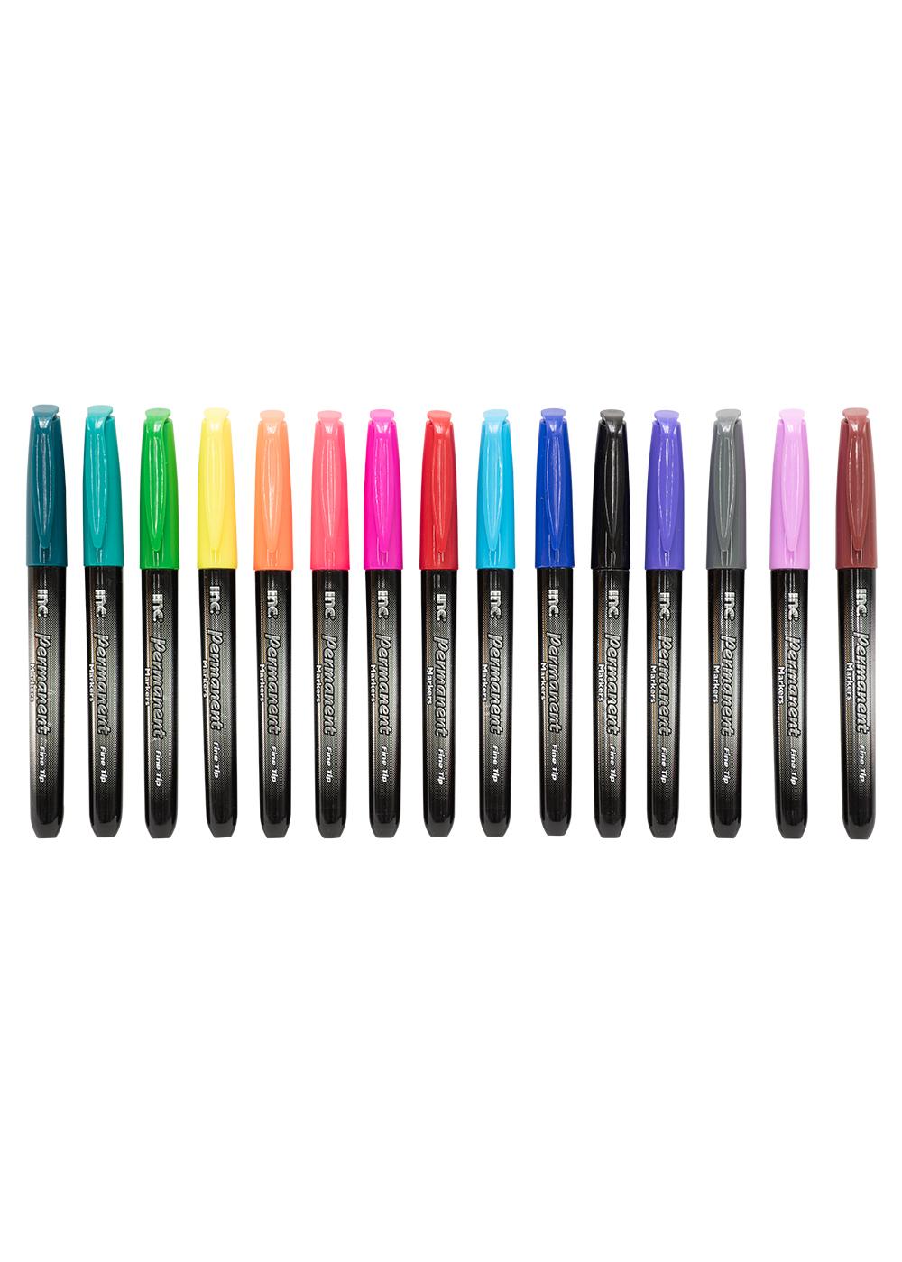 Inc Fine Tip Permanent Markers - Assorted Ink - Shop Markers at H-E-B