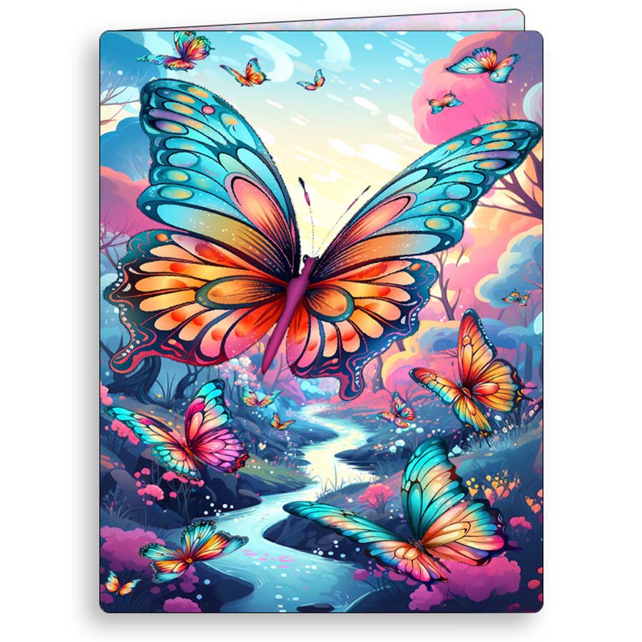 Artgame Butterfly Land 3D Pocket Poly Folder - Shop Folders at H-E-B