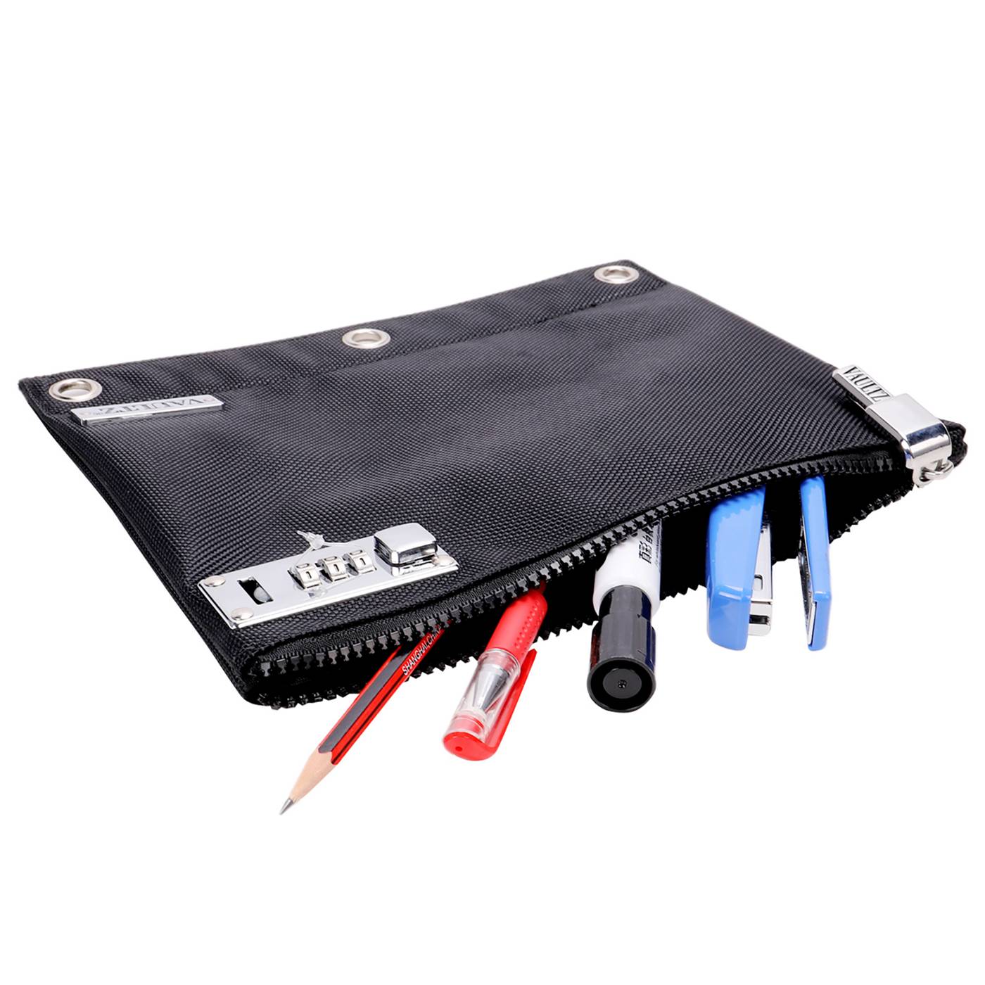 Vaultz Locking Binder Pouch - Black - Shop Pencil cases at H-E-B