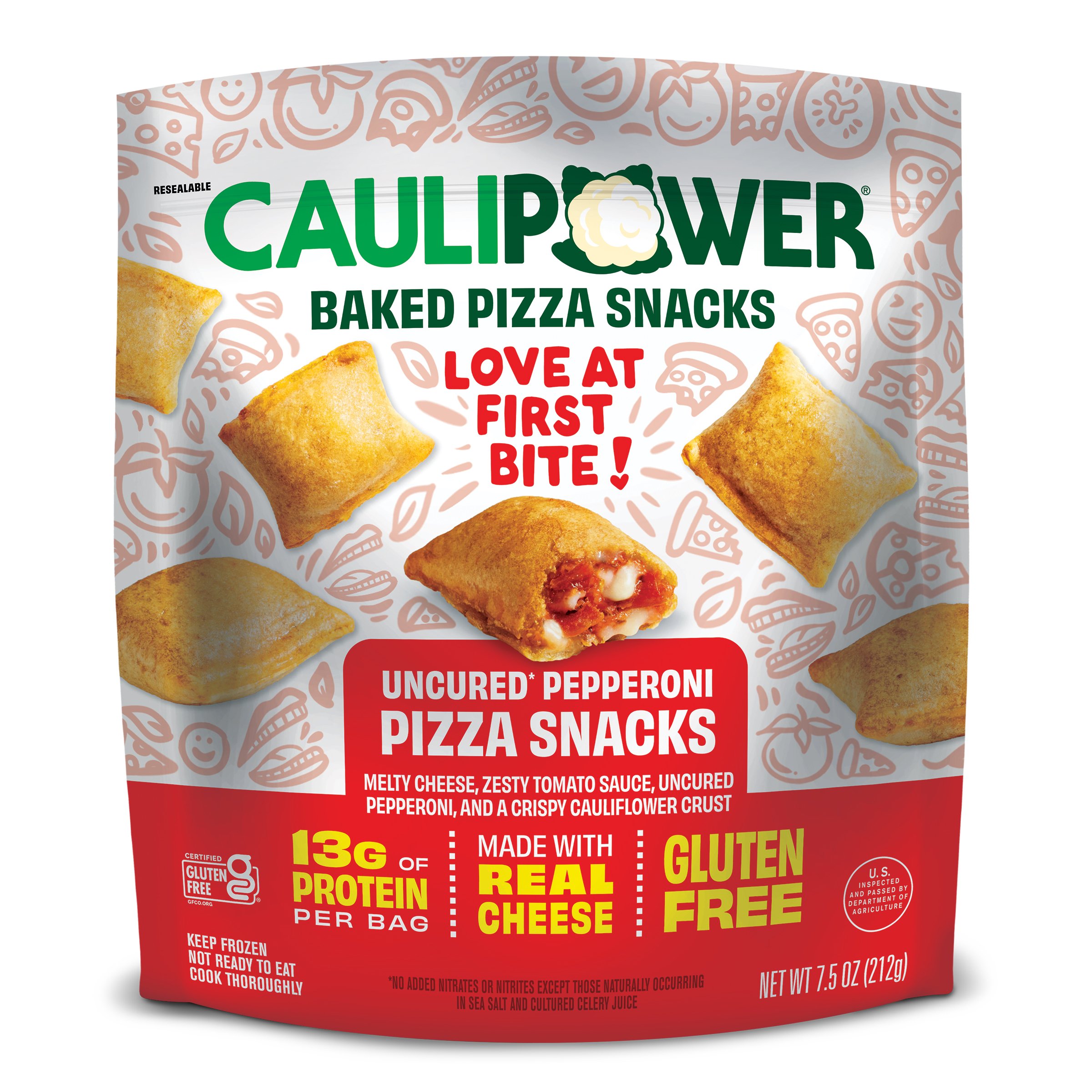 Caulipower Uncured Pepperoni Pizza Snacks - Shop Entrees & sides at H-E-B