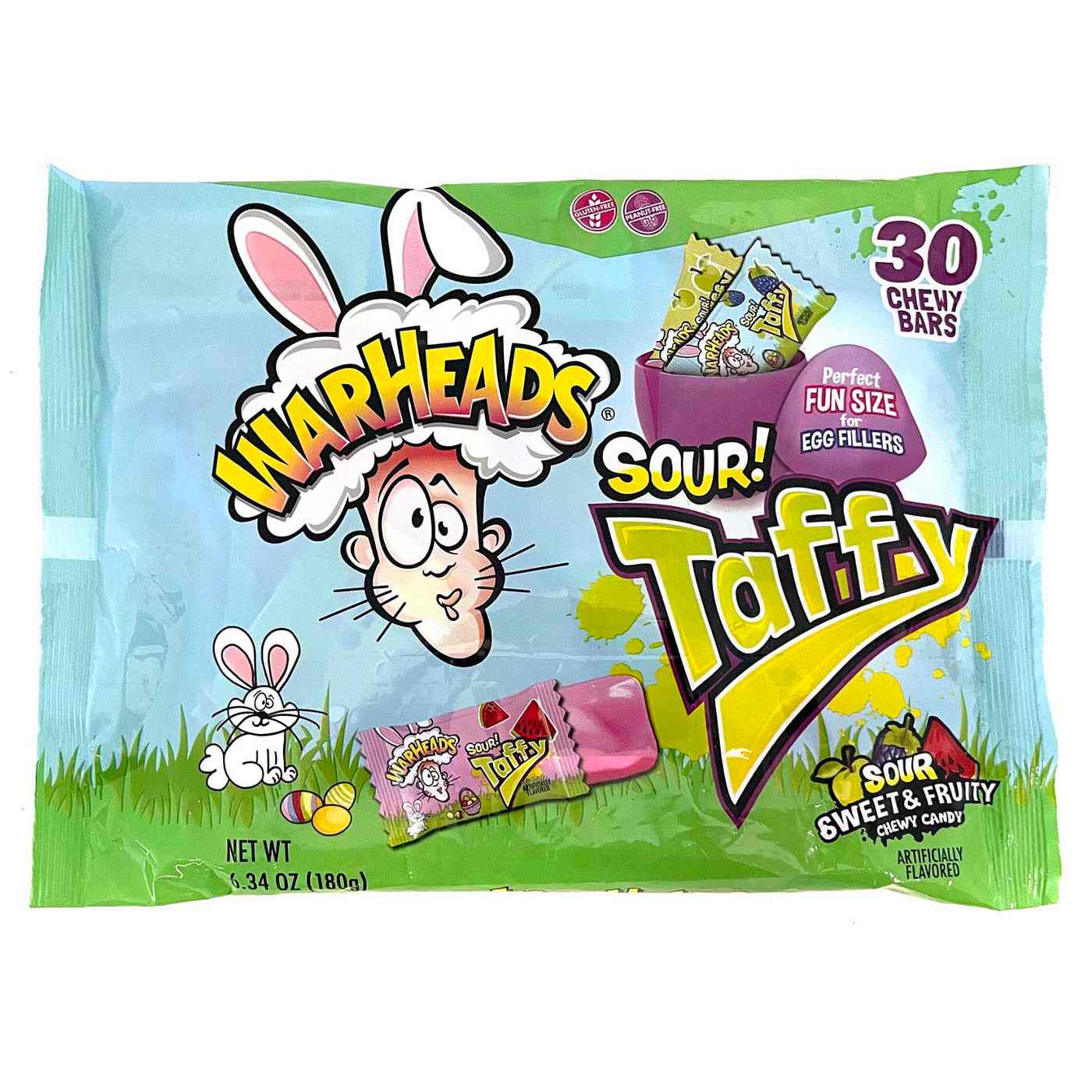 Warheads Sour! Taffy Easter Egg Hunt Candy - Shop Candy at H-E-B