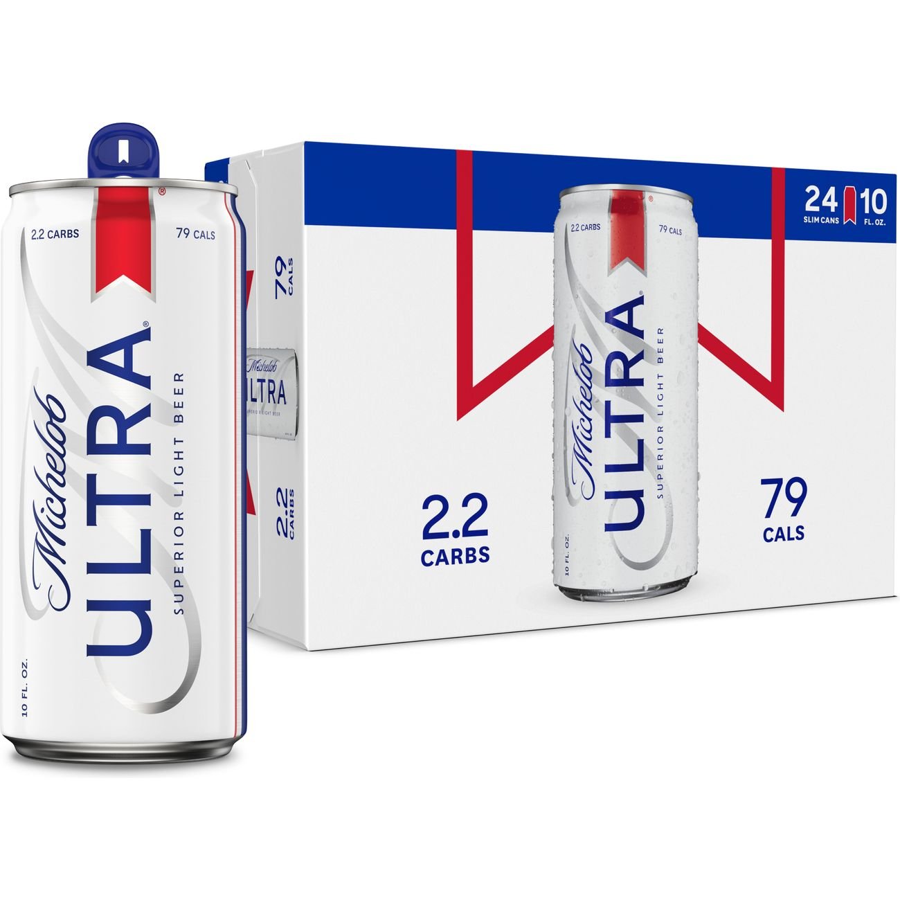 Michelob ULTRA Superior Light American Lager Beer 24 pk Cans - Shop ...
