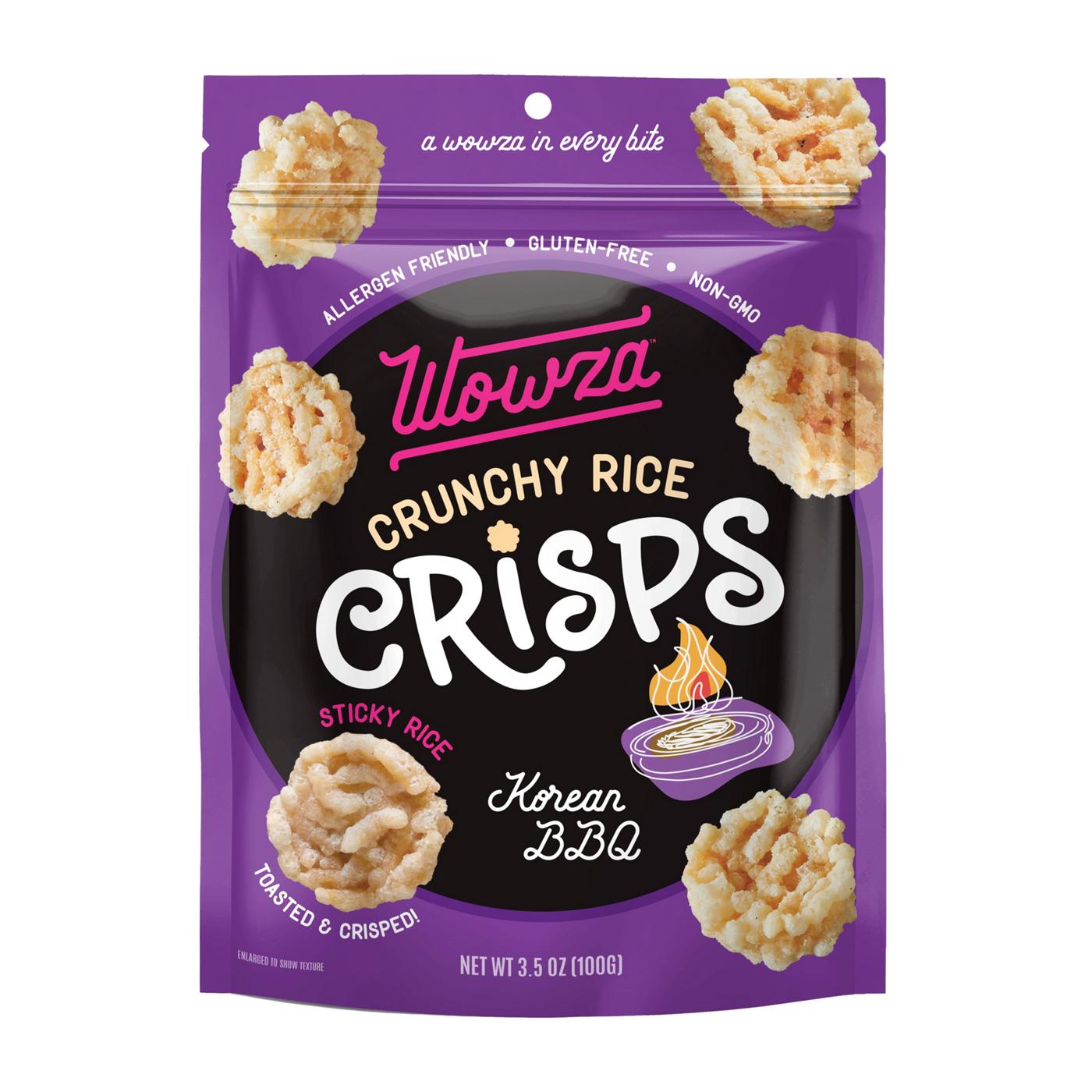 Wowza Korean BBQ Crunchy Rice Crisps - Shop Rice cakes at H-E-B