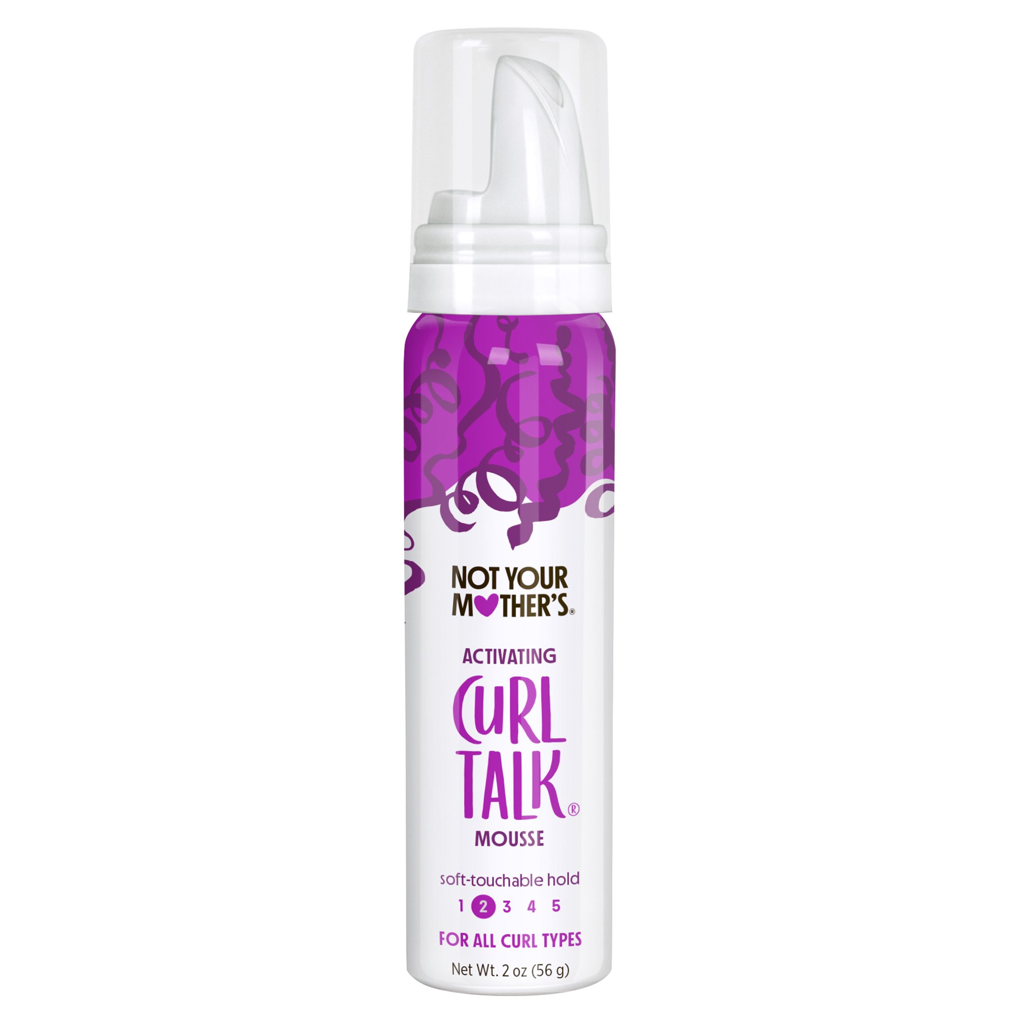 Not Your Mother's Travel Size Curl Talk Soft Touchable Hold Mousse ...